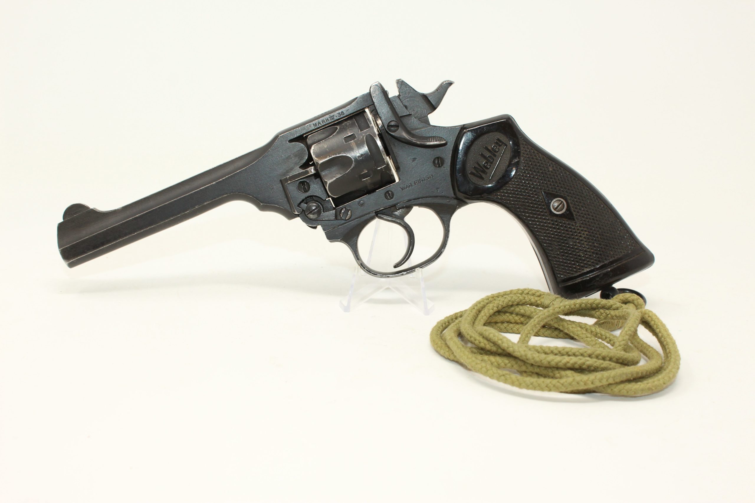 World War II 2 WWII British Webley & Scott Mark Mk IV .38 Revolver ...