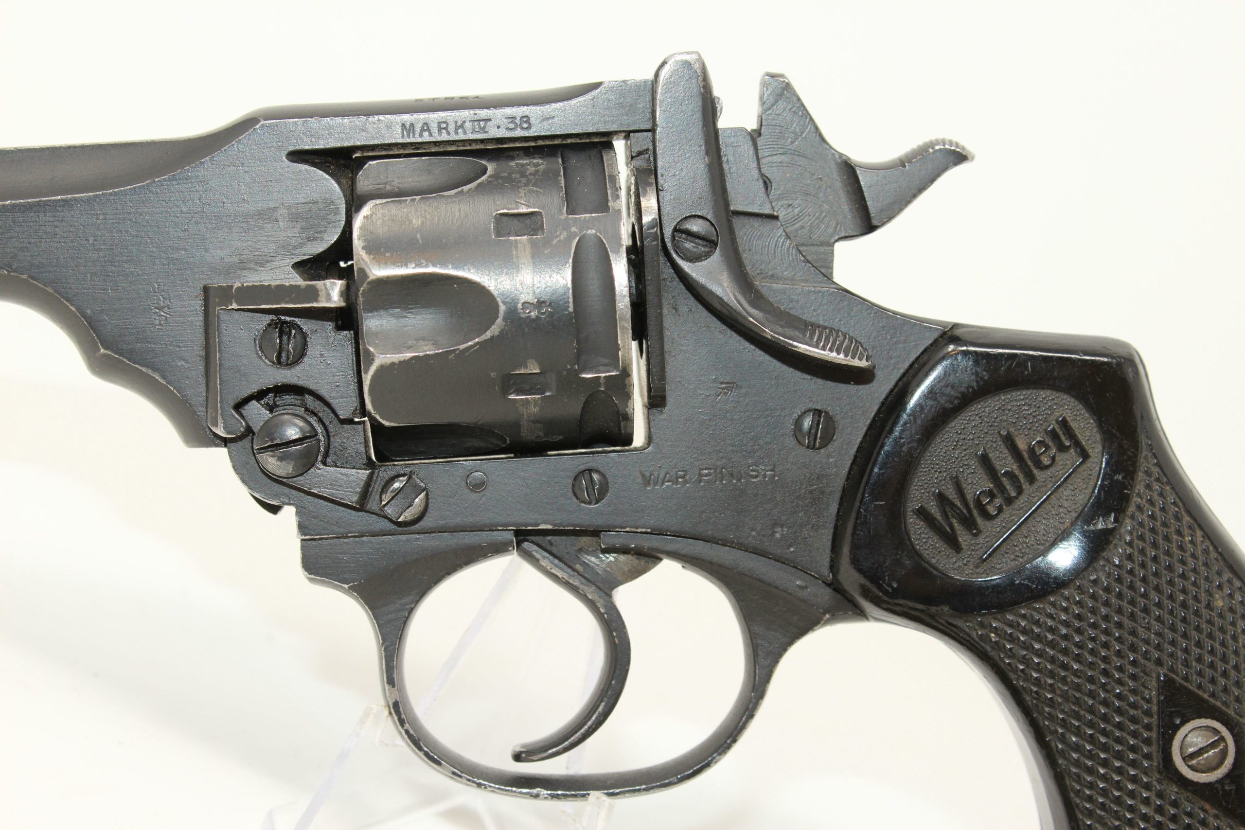 World War II 2 WWII British Webley & Scott Mark Mk IV .38 Revolver ...
