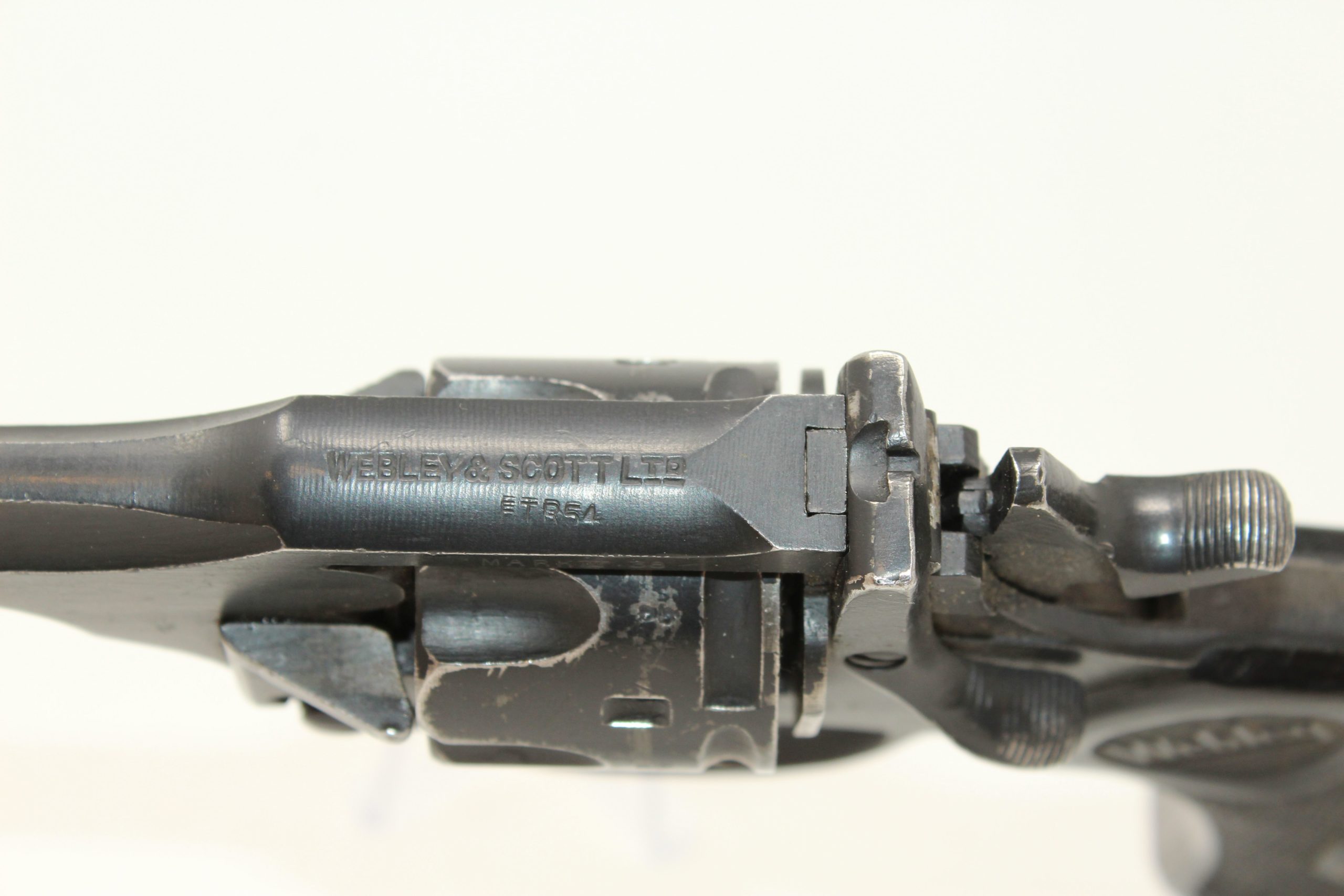 World War II 2 WWII British Webley & Scott Mark Mk IV .38 Revolver ...
