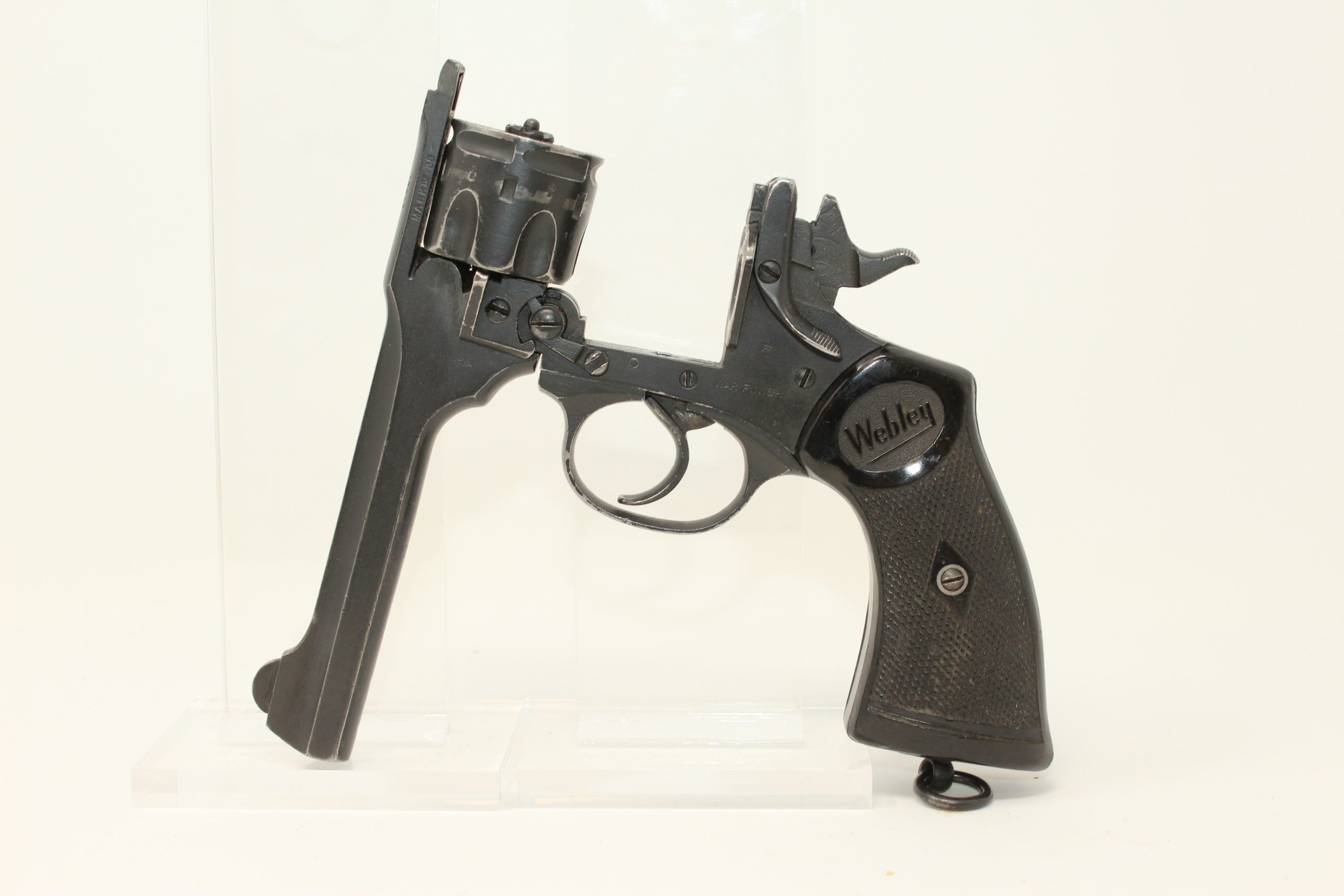 World War II 2 WWII British Webley & Scott Mark Mk IV .38 Revolver ...