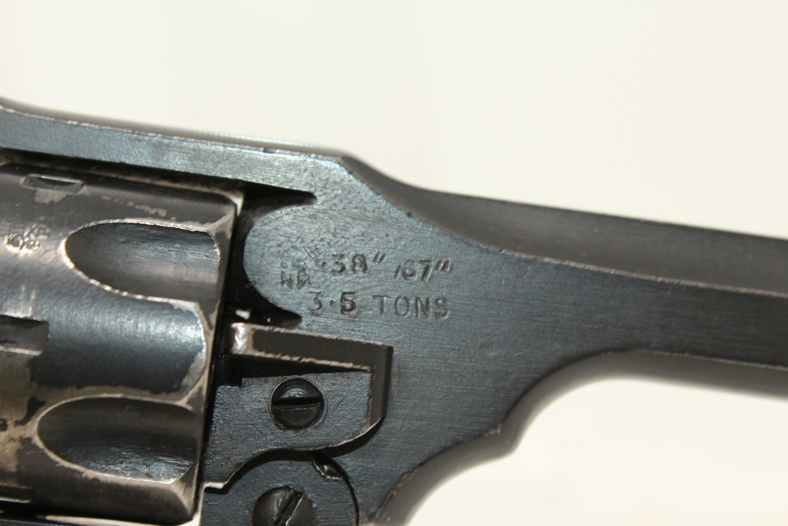 World War II 2 WWII British Webley & Scott Mark Mk IV .38 Revolver ...
