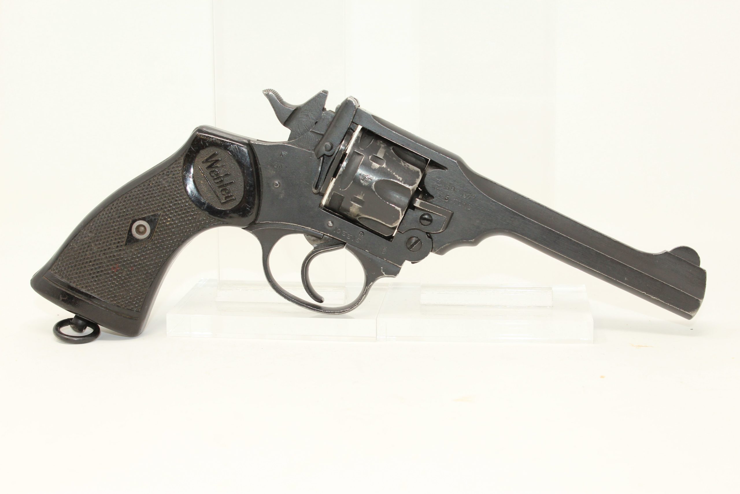 World War II 2 WWII British Webley & Scott Mark Mk IV .38 Revolver ...