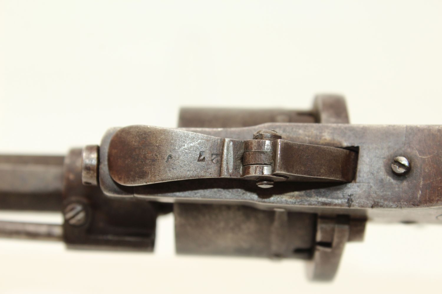 Belgian Folding Trigger Pinfire Revolver C&R Antique011 | Ancestry Guns