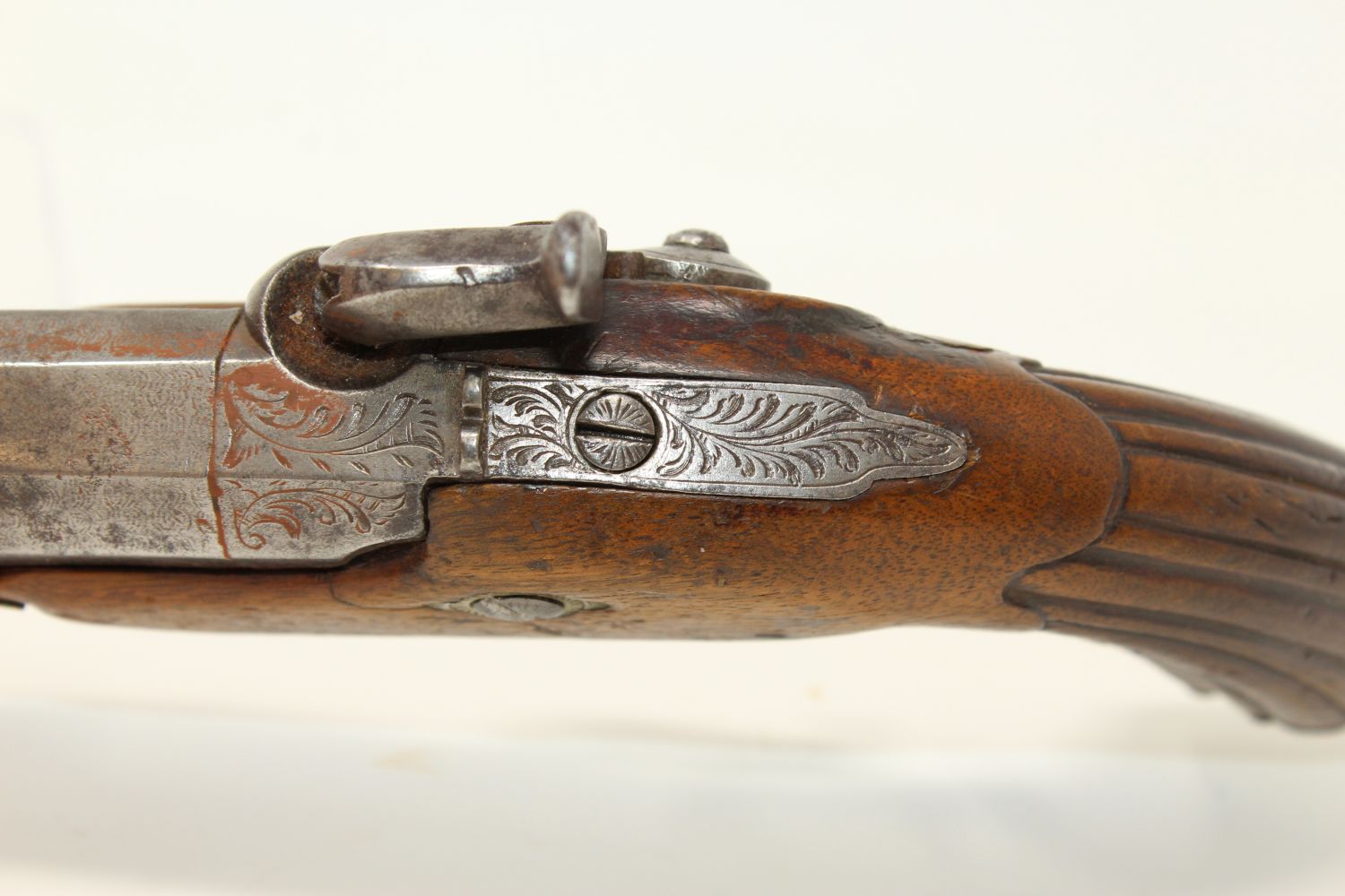 Engraved European Man-Stopper Percussion Pistol C&R Antique008 ...