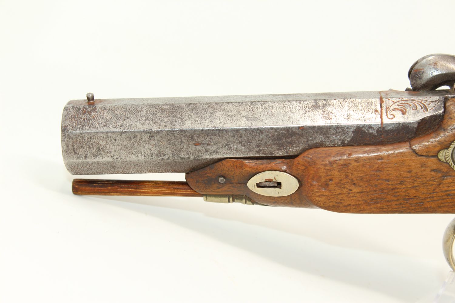 Engraved European Man-Stopper Percussion Pistol C&R Antique016 ...