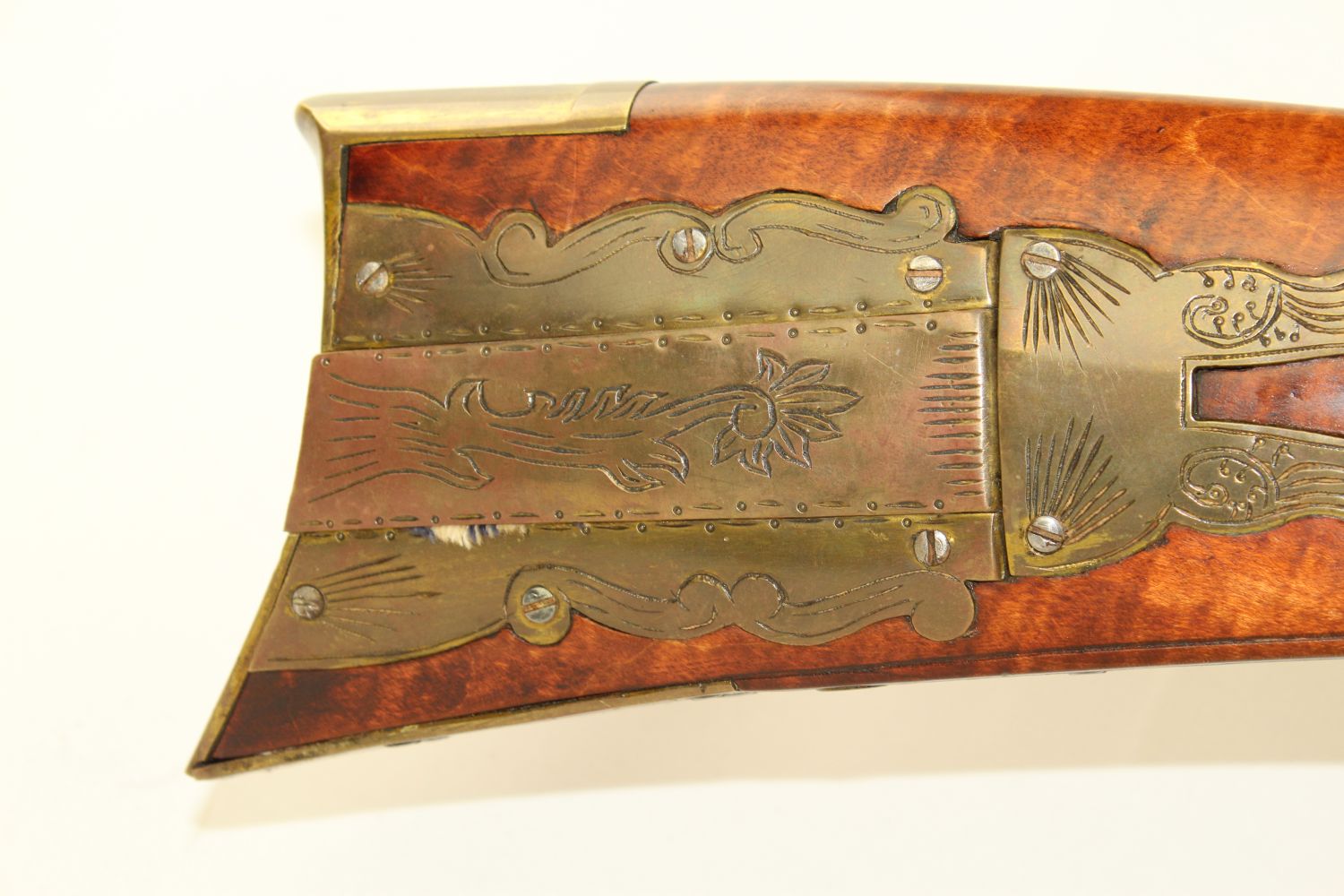 Engraved Thunder & Lightning Modern Swivel Breech Flintlock Double ...