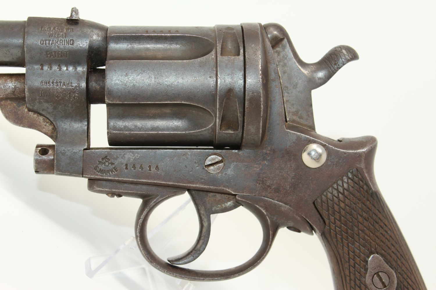 L. Gasser Model 1870 Double Action Revolver C&R Antique003 | Ancestry Guns