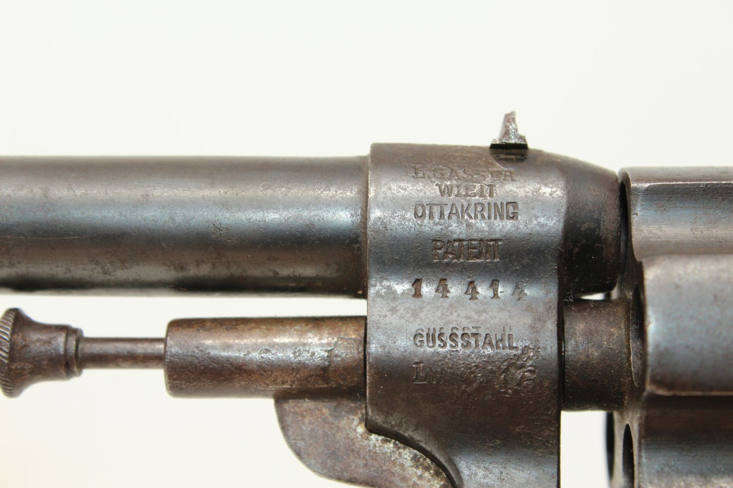 L. Gasser Model 1870 Double Action Revolver C&R Antique011 | Ancestry Guns