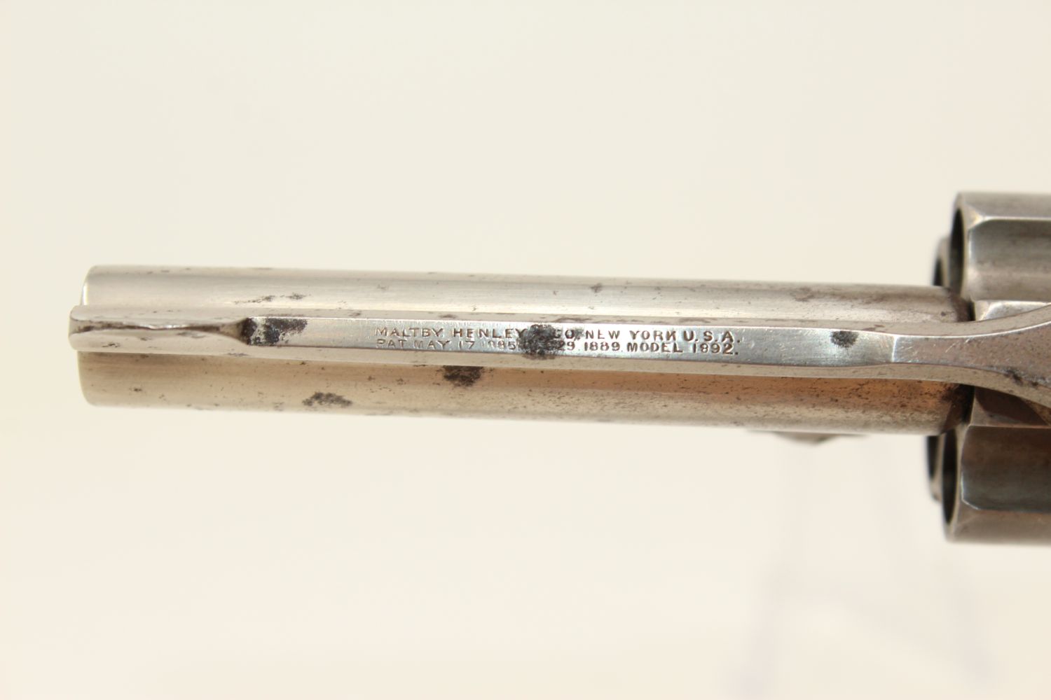 Scarce iron Otis Smith Model 1892 Spencer Safety Revolver C&R ...