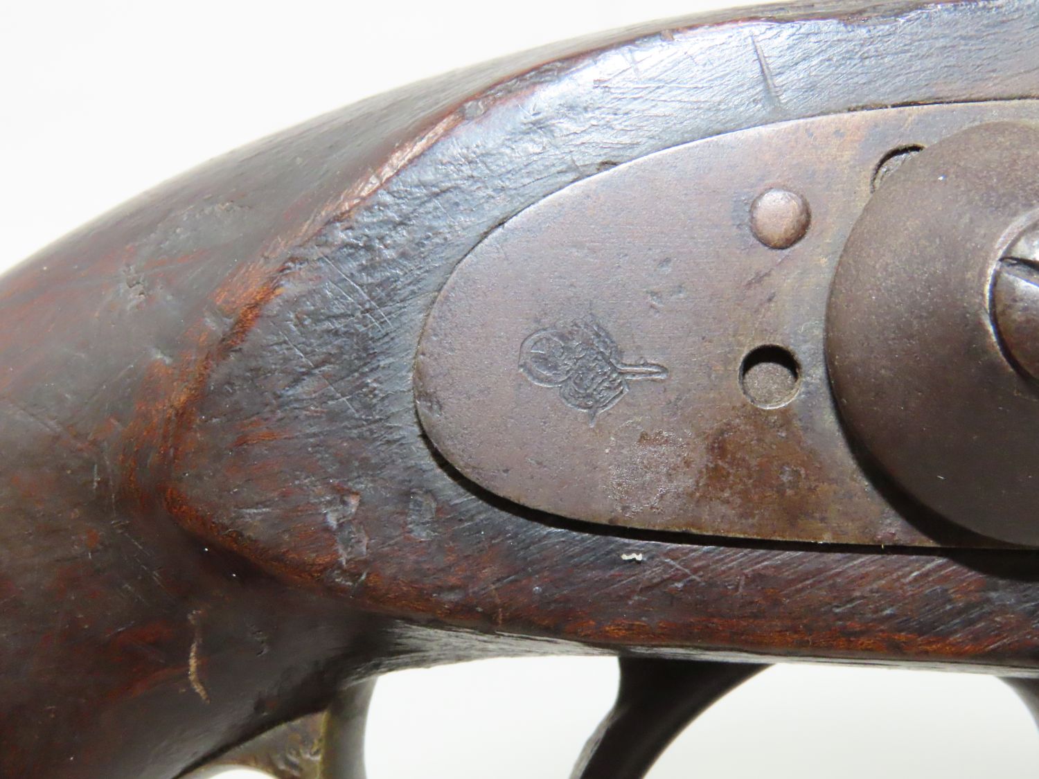 British Pattern 1842 Percussion PIstol 3.09 C&R Antique006 | Ancestry Guns