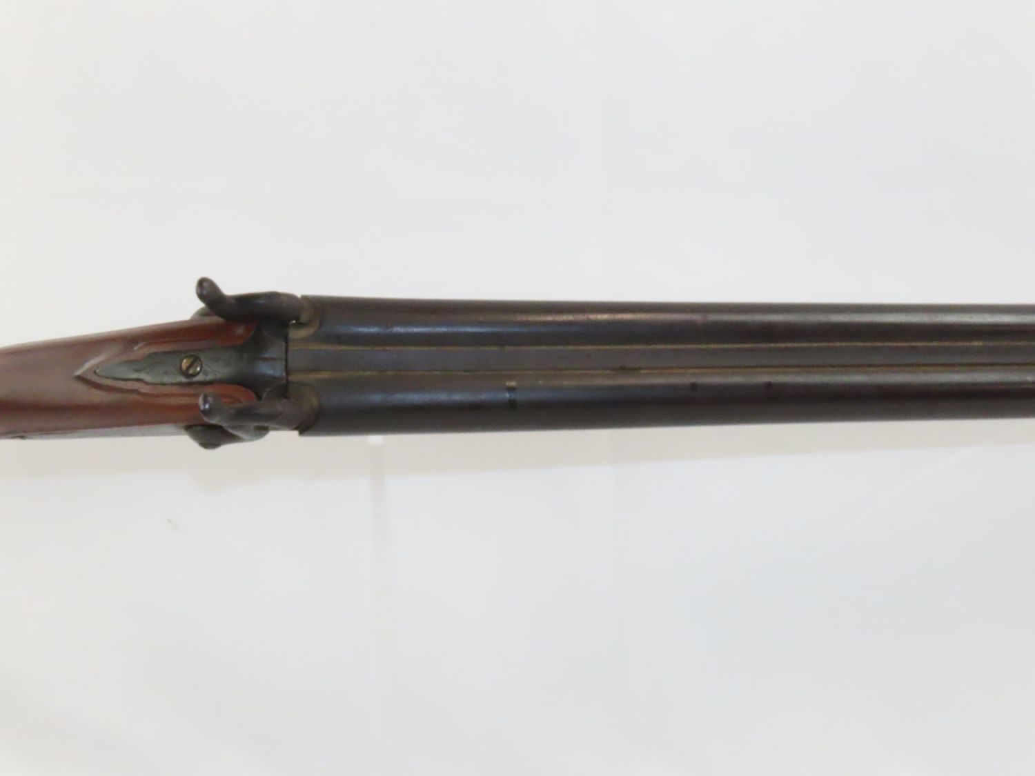 Double Barrel Back Action Percussion Shotgun 3.03 C&R Antique014 ...