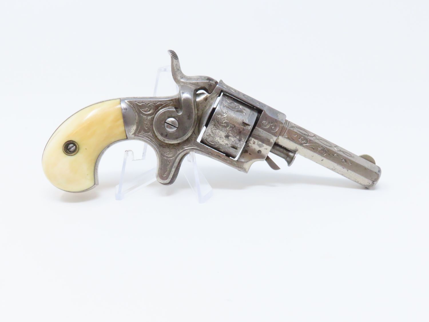 Ethan Allen & Co. Side Hammer Revolver 3.06 C&R Antique001 | Ancestry Guns