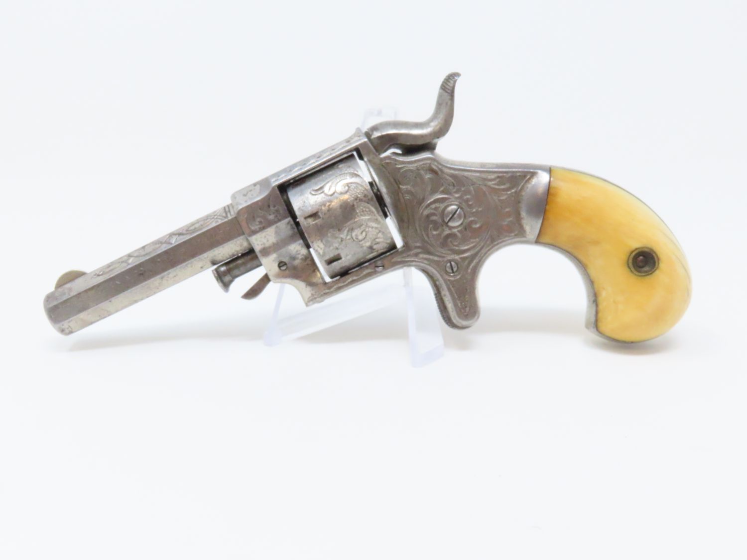 Ethan Allen & Co. Side Hammer Revolver 3.06 C&R Antique014 | Ancestry Guns
