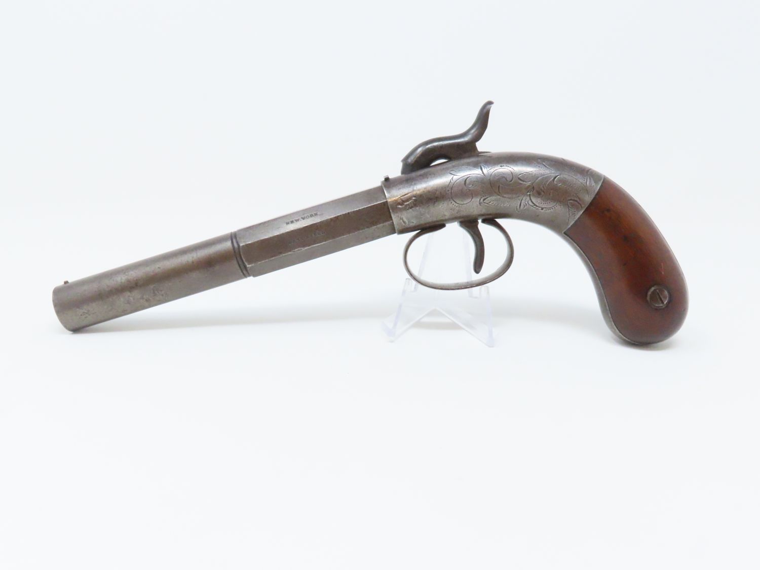 Manhattan Shotgun Hammer Percussion 3.06 C&R Antique001 | Ancestry Guns
