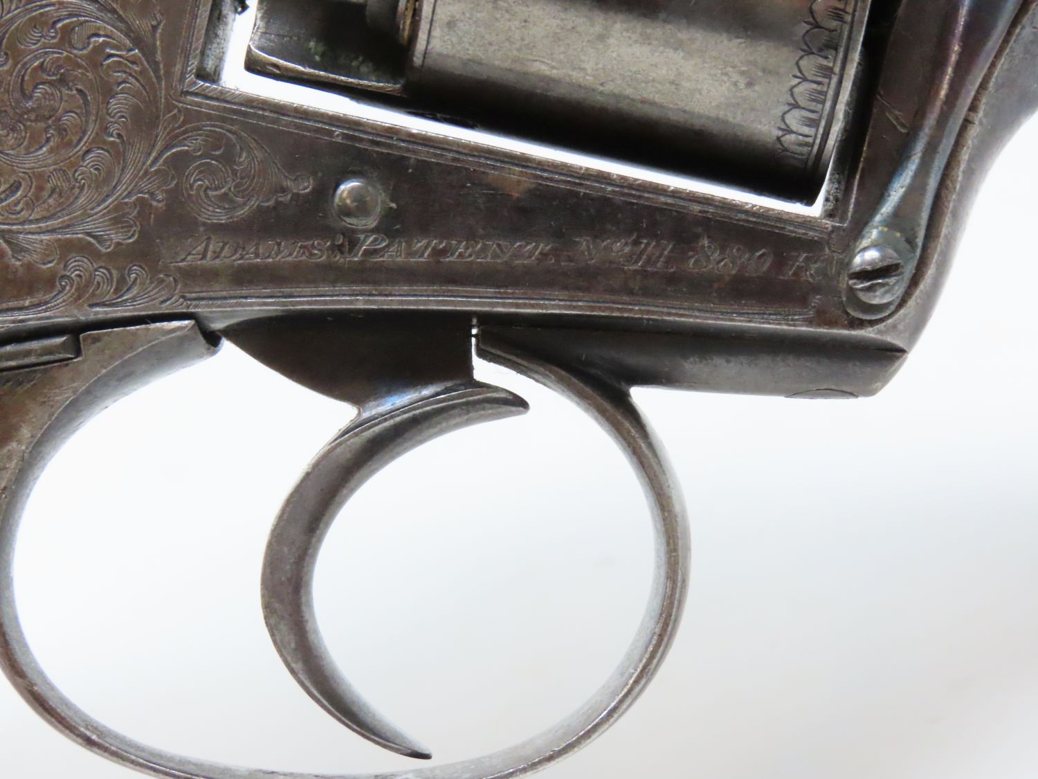 Engraved Deane Adams and Deane Double Action Percussion Revolver 4.1 C ...