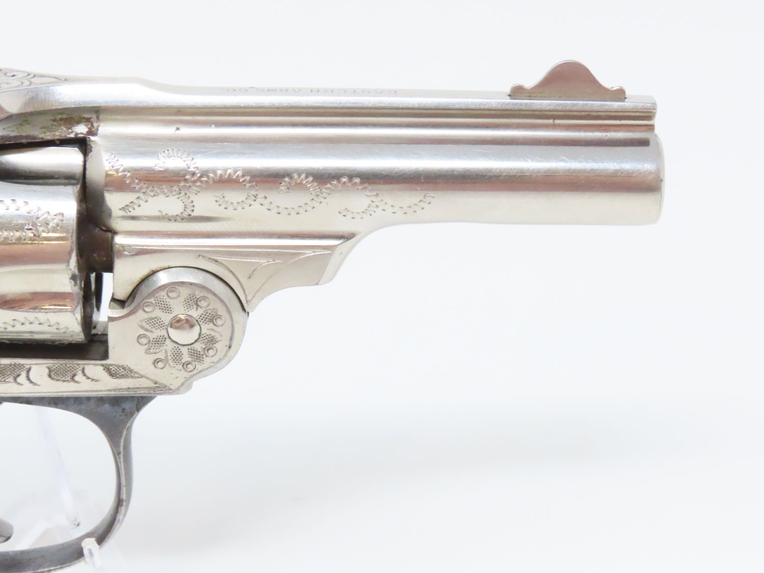 Engraved Eastern Arms Co. Revolver 4.7 C&R Antique018 | Ancestry Guns