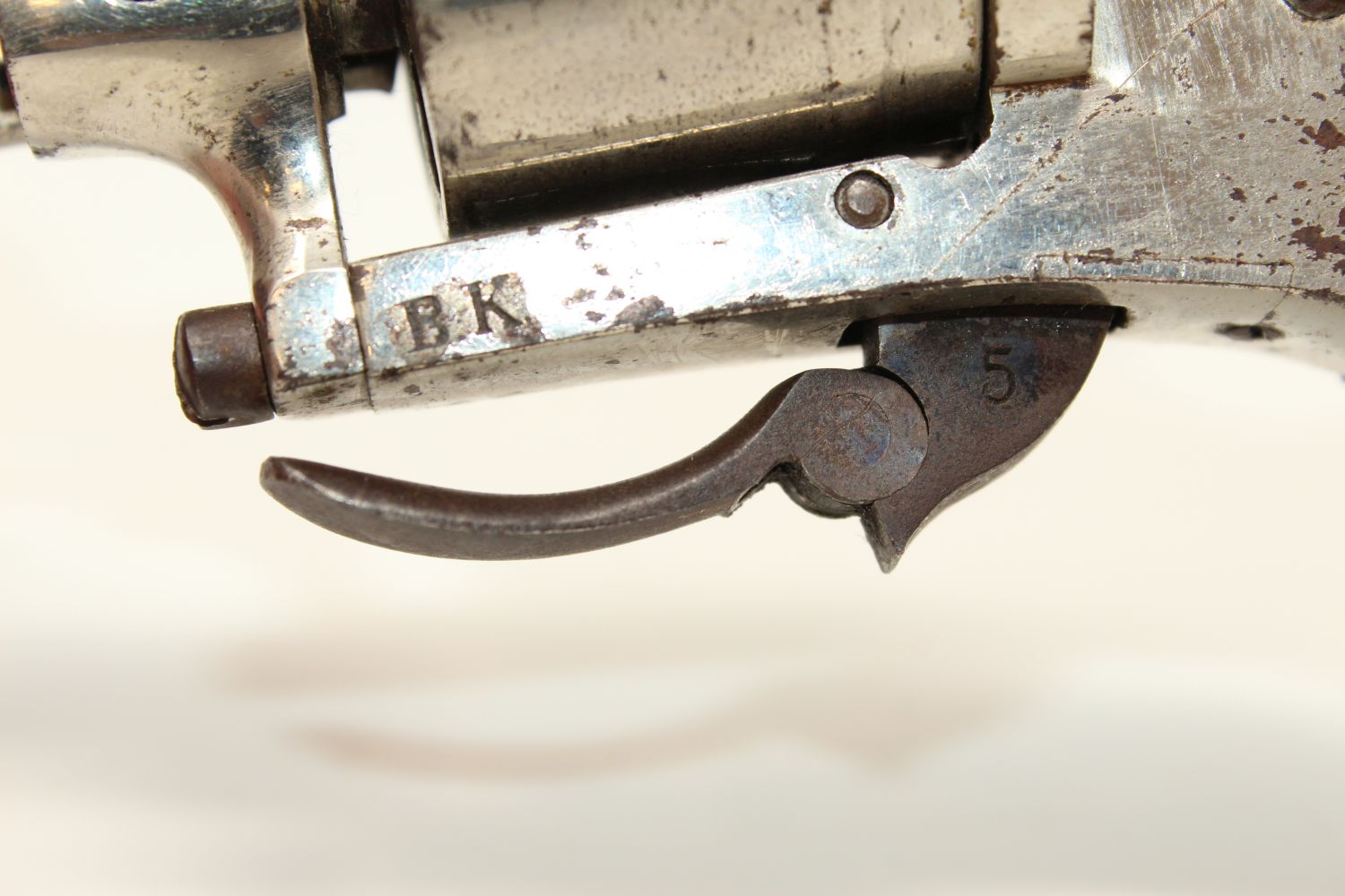 European Folding Trigger Pinfire Revolver 1.15 C&R Antique005 ...