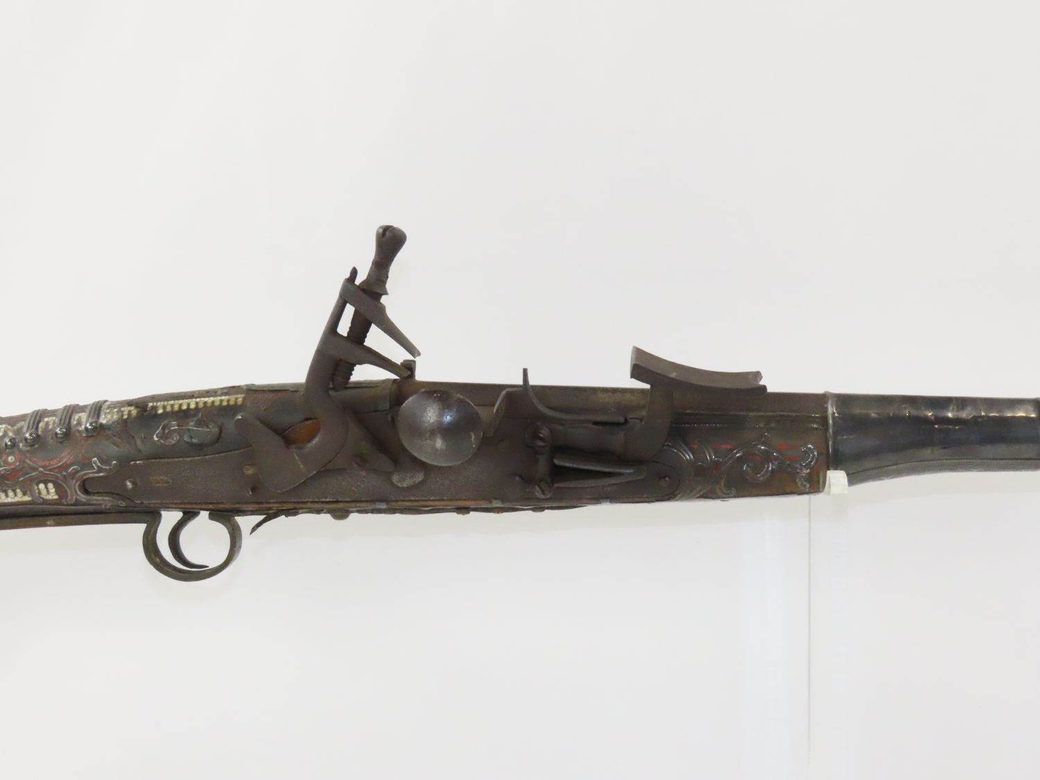 Ornate Silver Mounted North African Snaphaunce Musket 4.14 C&R ...
