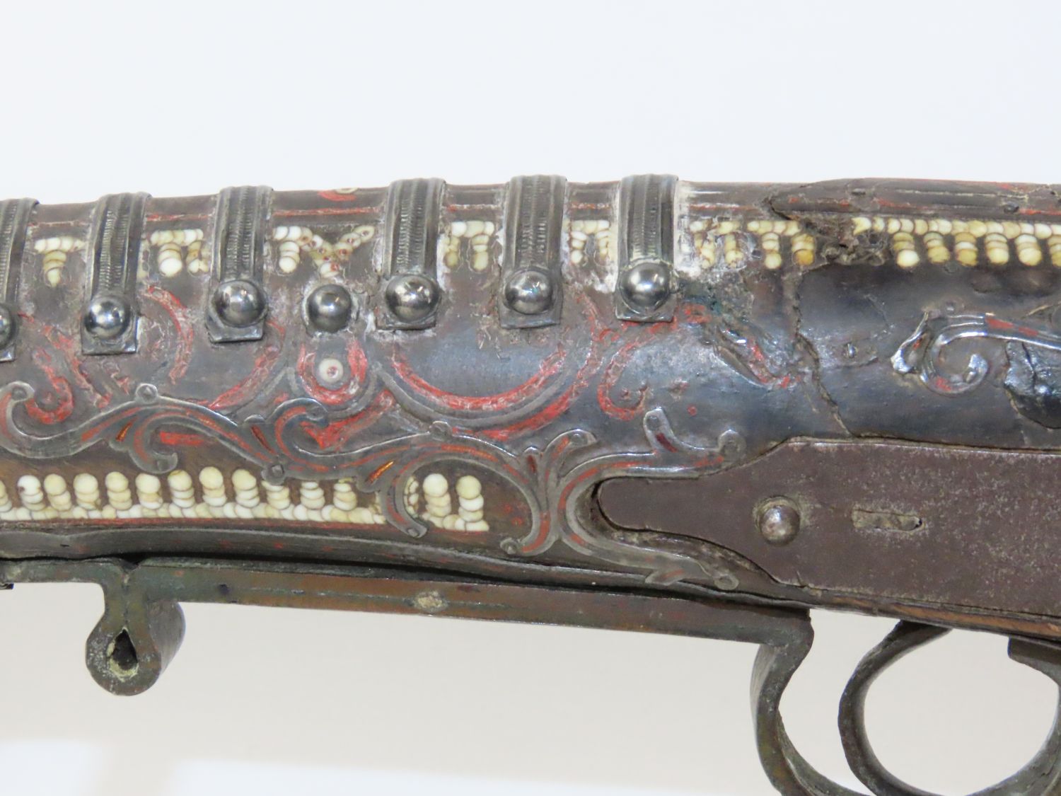 Ornate Silver Mounted North African Snaphaunce Musket 4.14 C&R ...