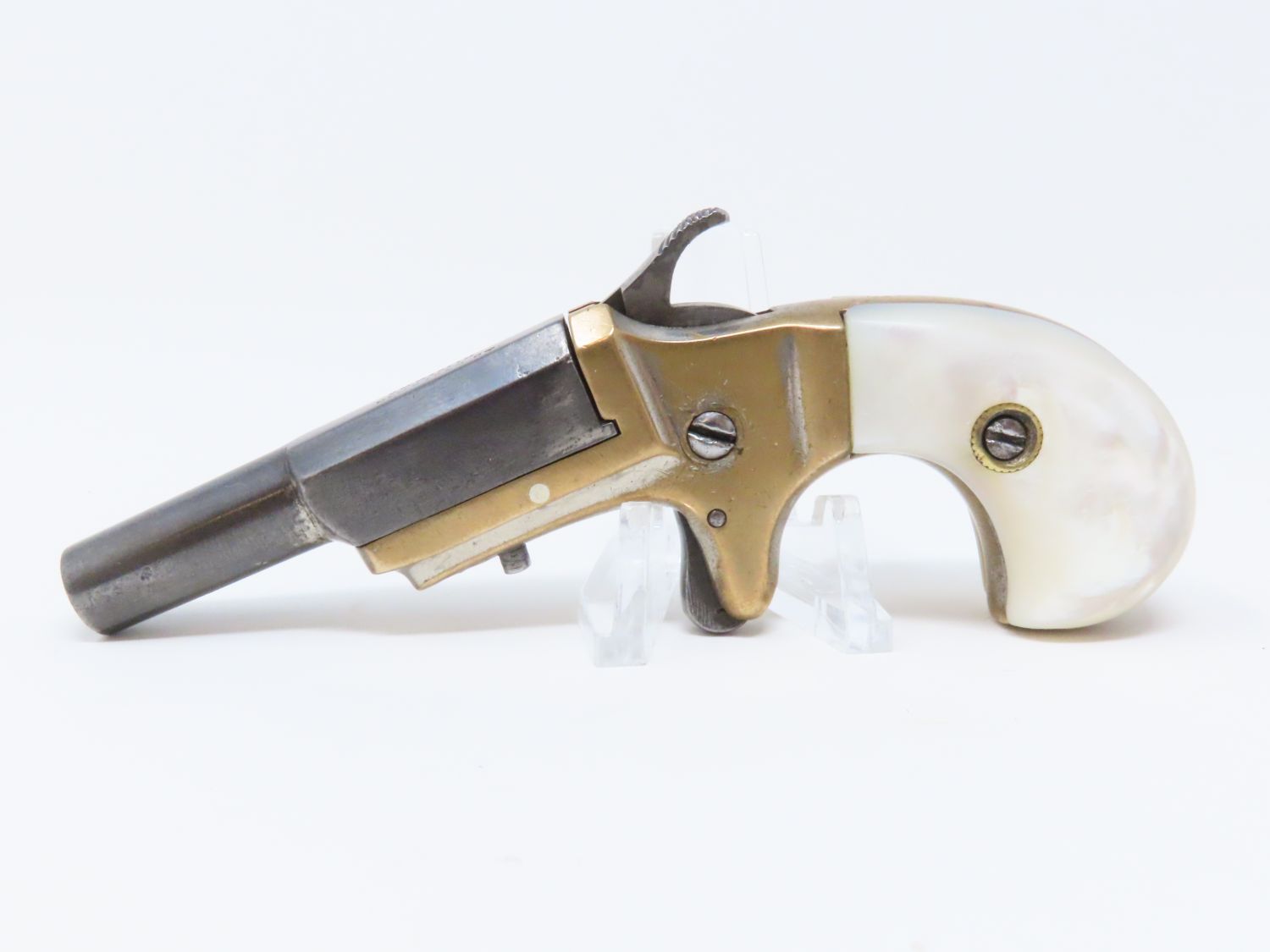 Scarce Marlin First Model Derringer wtih Pearl Grips 3.12 C&R ...