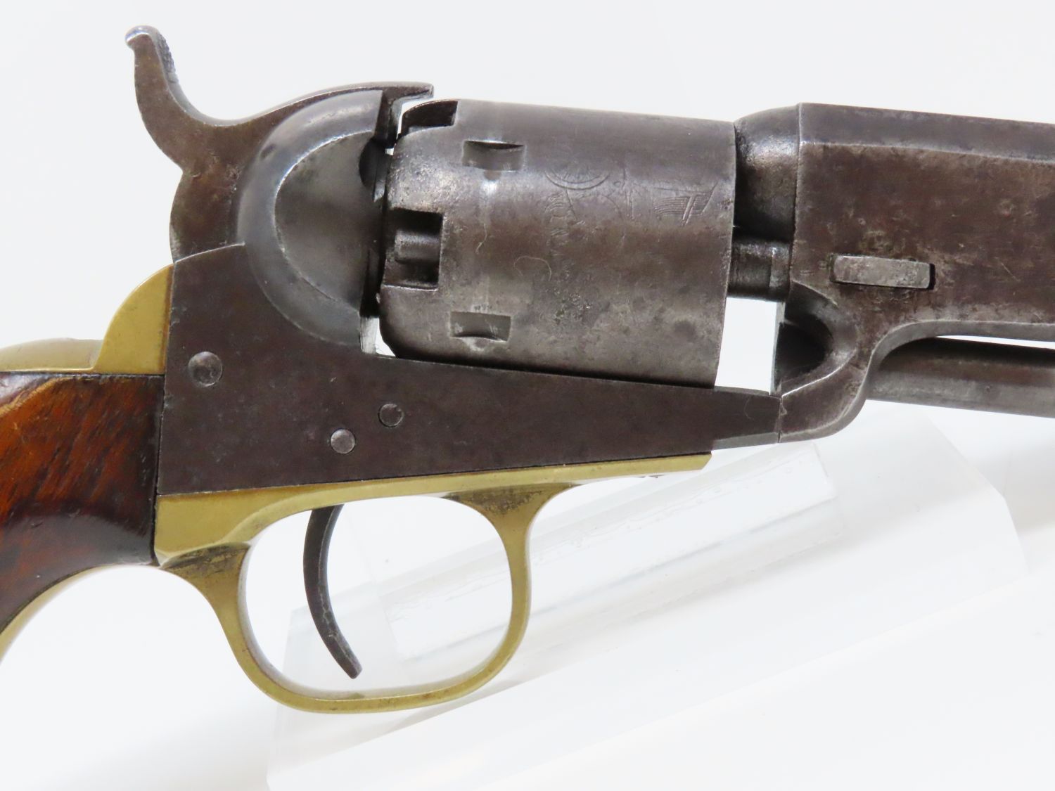 Colt MOdel 1849 Pocket Revolver 4.29 C&R Antique018 | Ancestry Guns