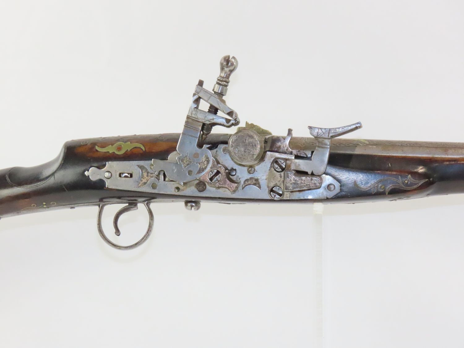 Engraved and Inlaid Kabyle Snaphaunce Musket 4.24 C&R Antique004 ...