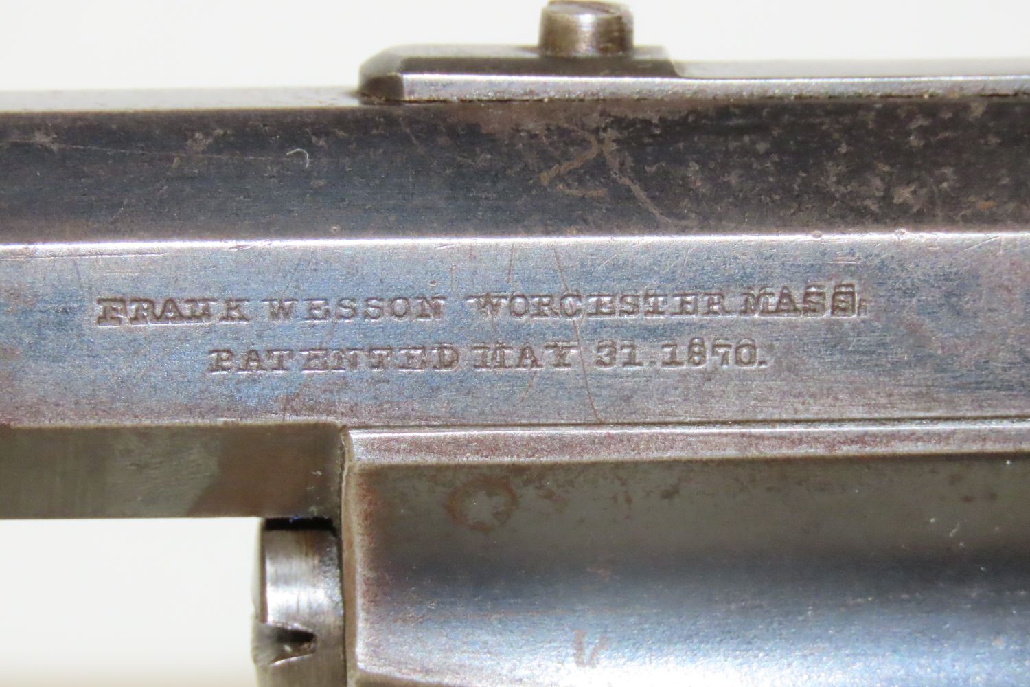 Frank Wesson Model 1870 Medium Frame Pocket Rifle 5.11 C&R Antique005 ...