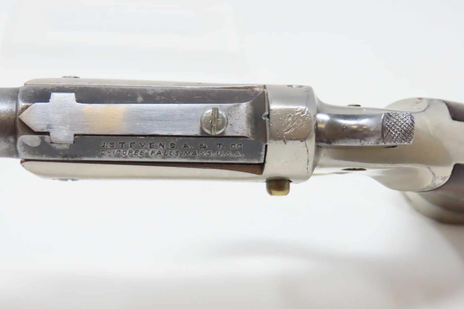 J. Stevens A&T Co. Model 35 Tip Up Pistol 5.4 C&R Antique007 | Ancestry ...
