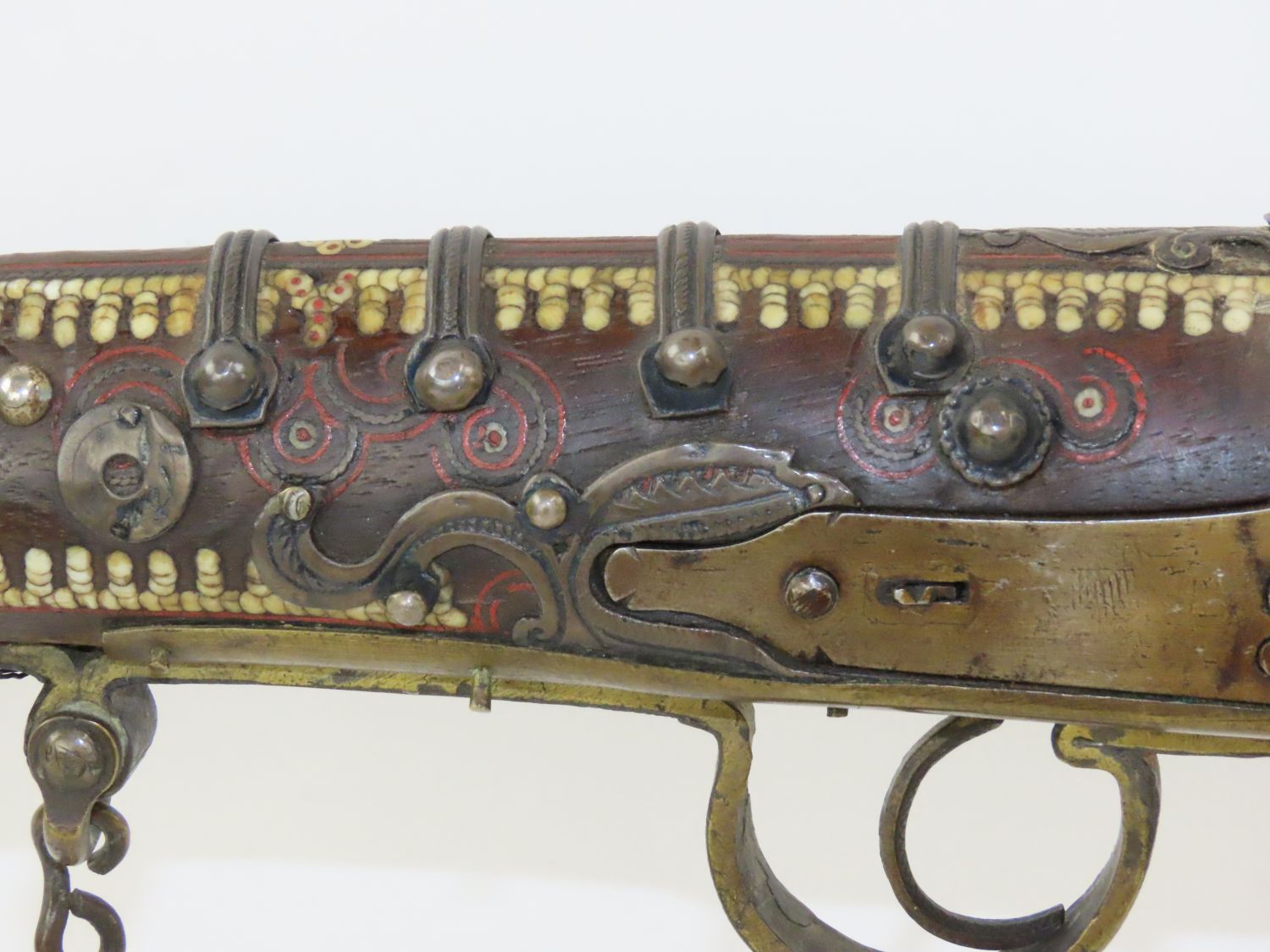 Ornate Silver Accented North African Snaphaunce Musket 4.24 C&R ...