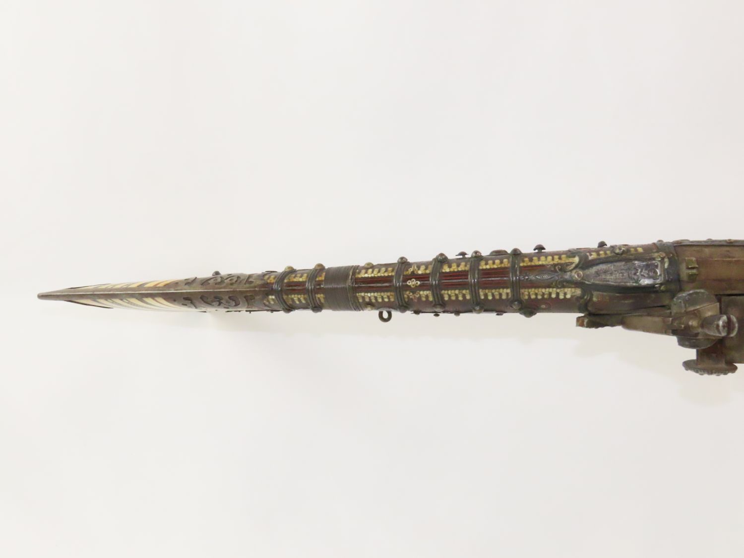 Ornate Silver Accented North African Snaphaunce Musket 4.24 C&R ...