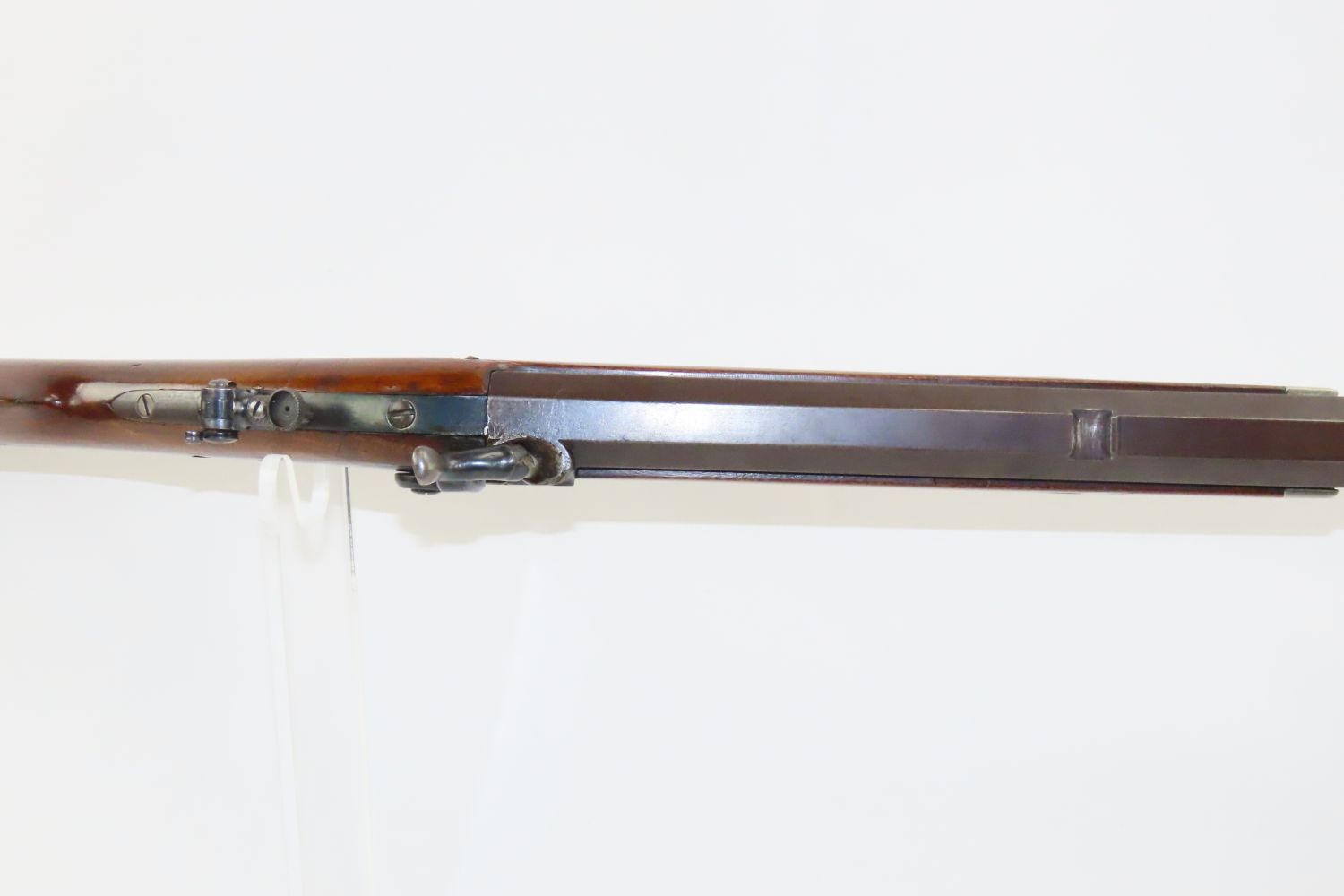 R. R. Moore Half Stock back Action Percussion Rifle 5.12 C&R Antique010 ...