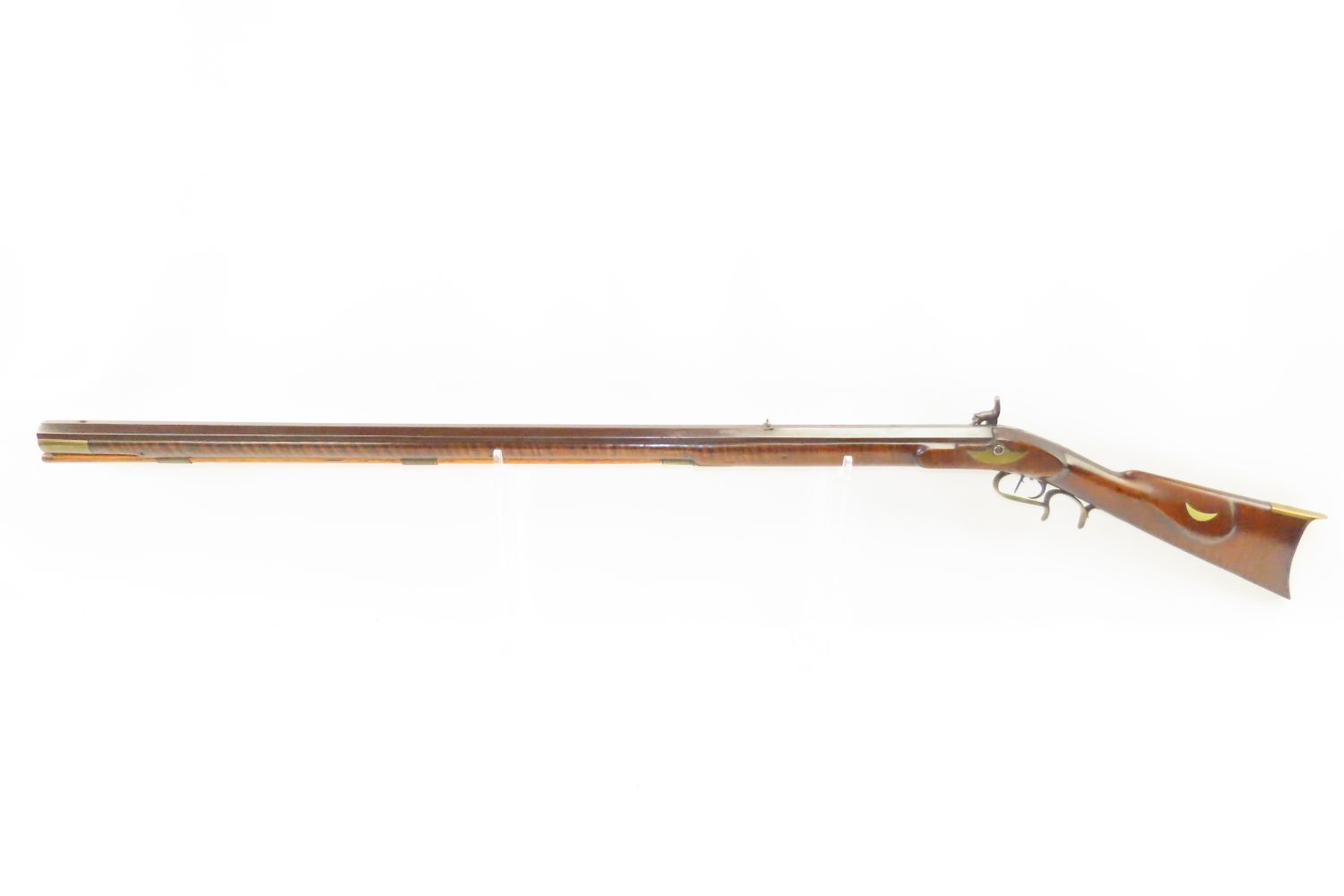 A.J. Jones Signed American Long Rifle with H.E. Dimick & Co. Lock 6.18 ...
