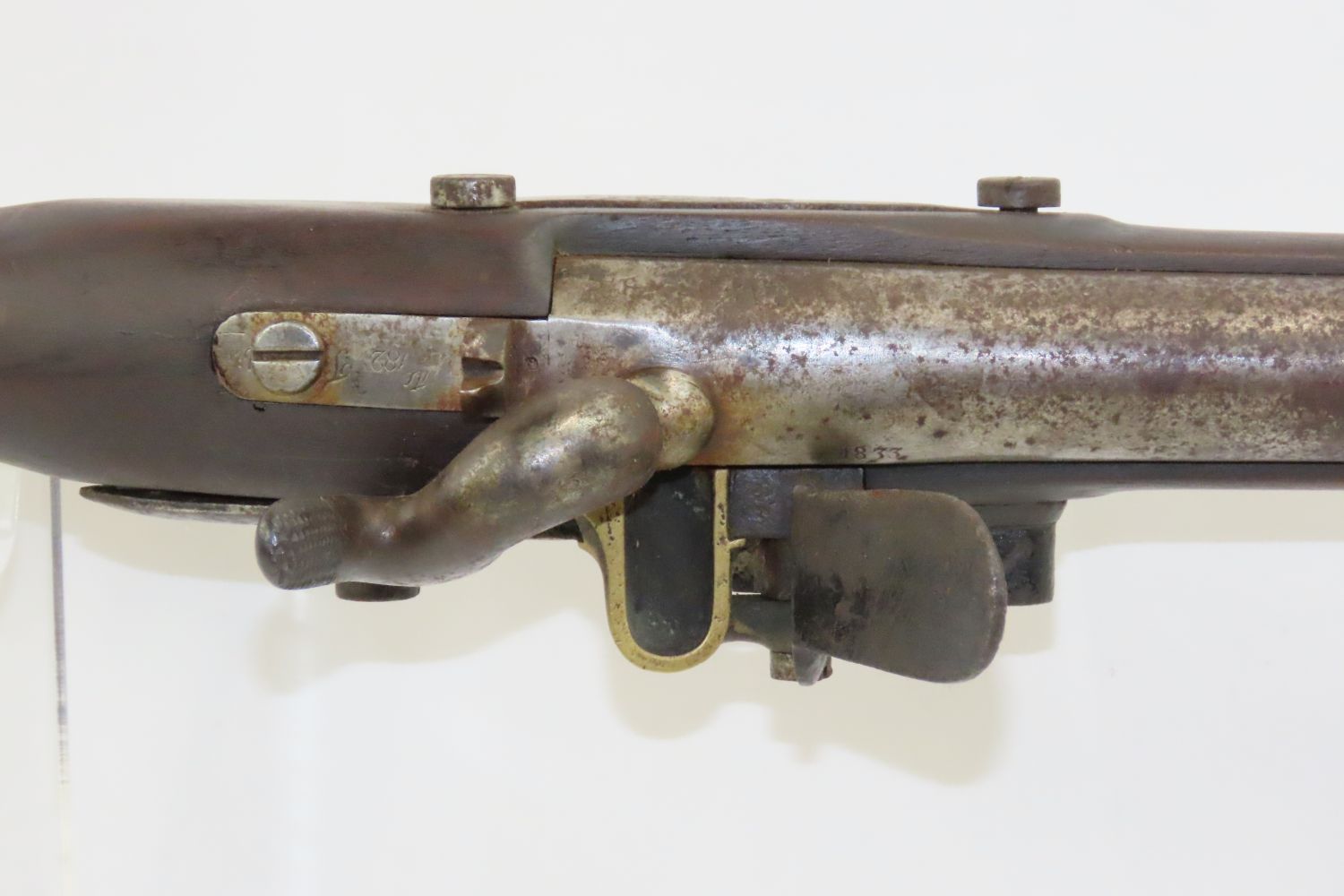 French Model 1822 Percussion Conversion Musket 6.18 C&R Antique012 ...