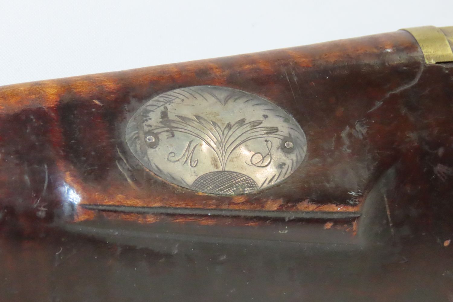 J. Ferree Engraved American Long Rifle 6.9 C&R Antique013 | Ancestry Guns