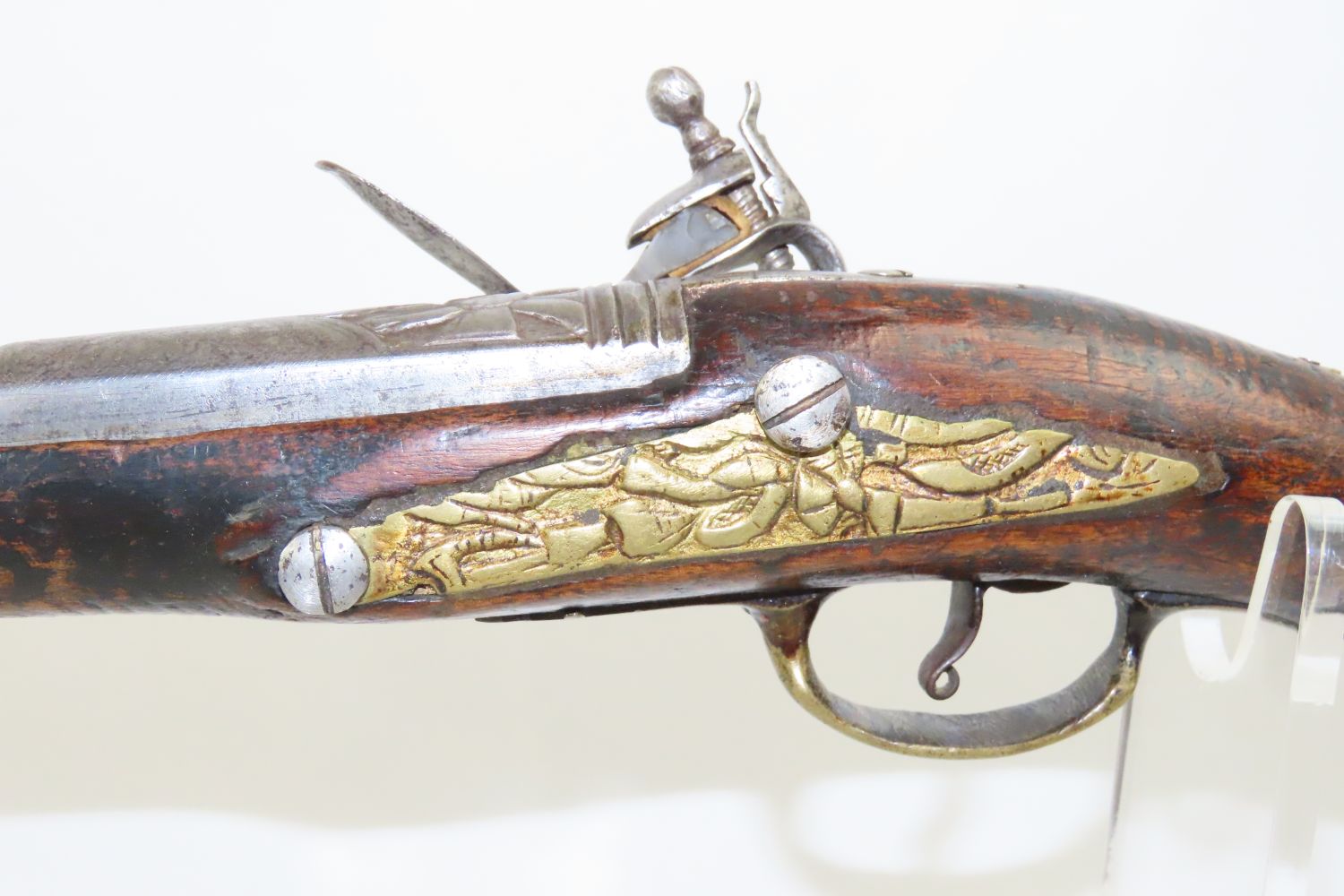 Ornate Ottoman Style Flintlock Pistol 6.16 C&R Antique015 | Ancestry Guns