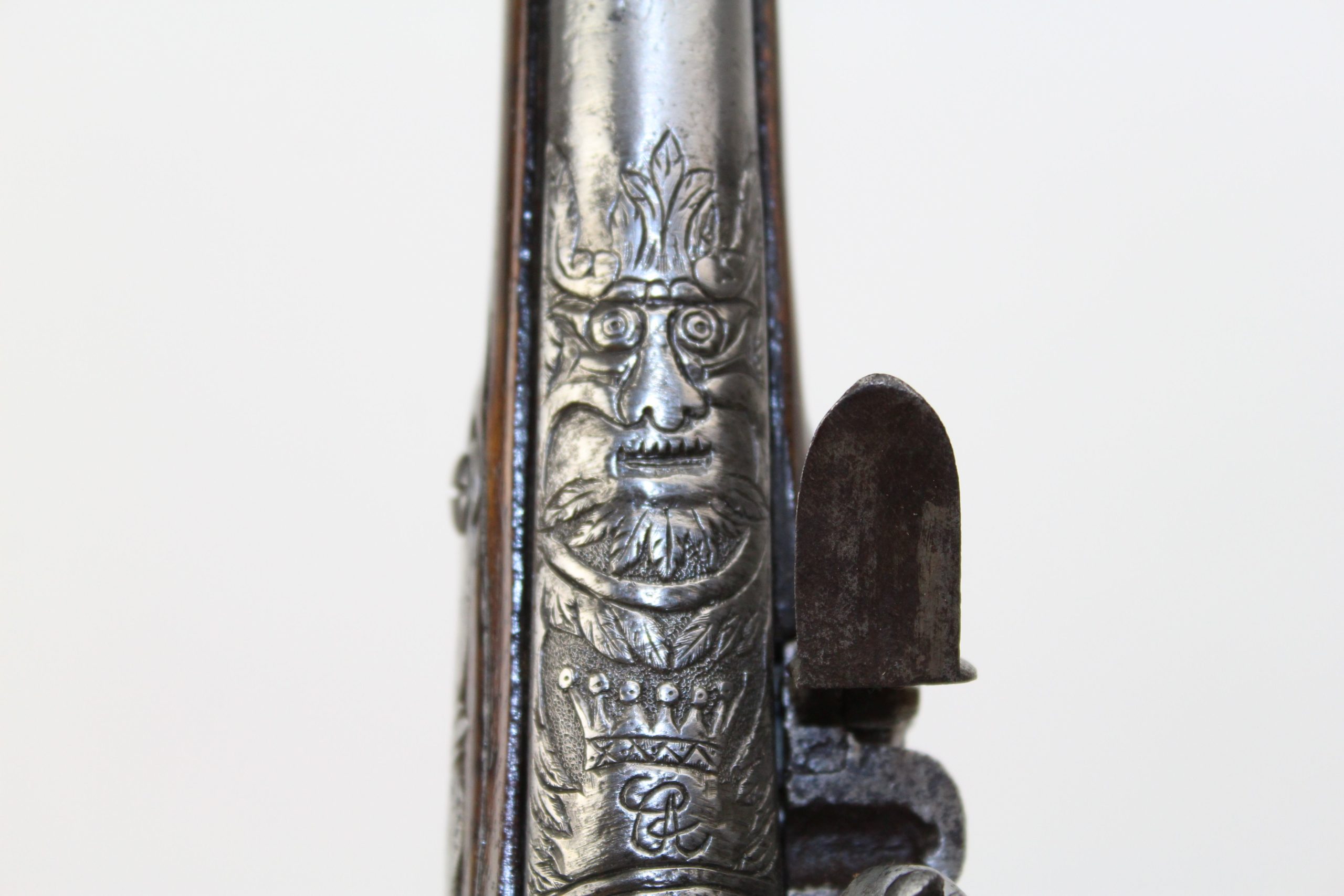18th Century Carved and Engraved Flintlock Carbine C&R Antique 001 ...