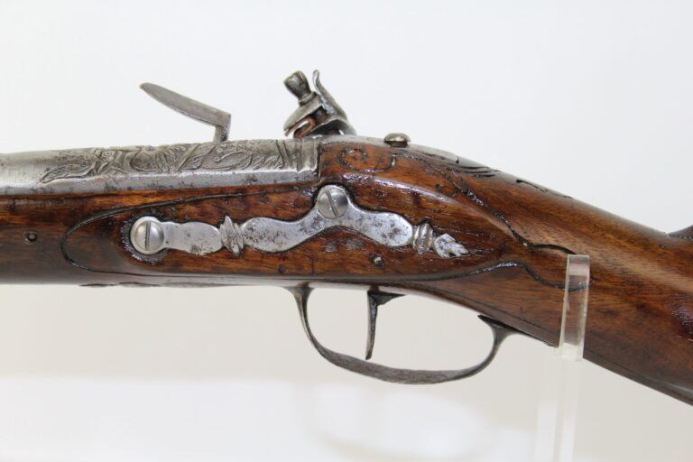 18th Century Carved and Engraved Flintlock Carbine C&R Antique 010 ...