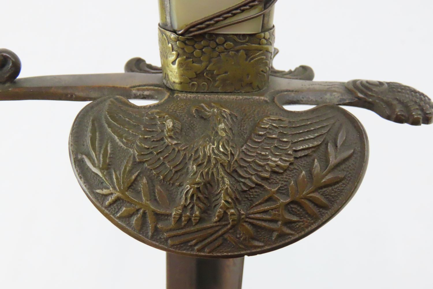 American Eagle Head POmmel Sword and Sheath 5.22 C&R Antique011 ...
