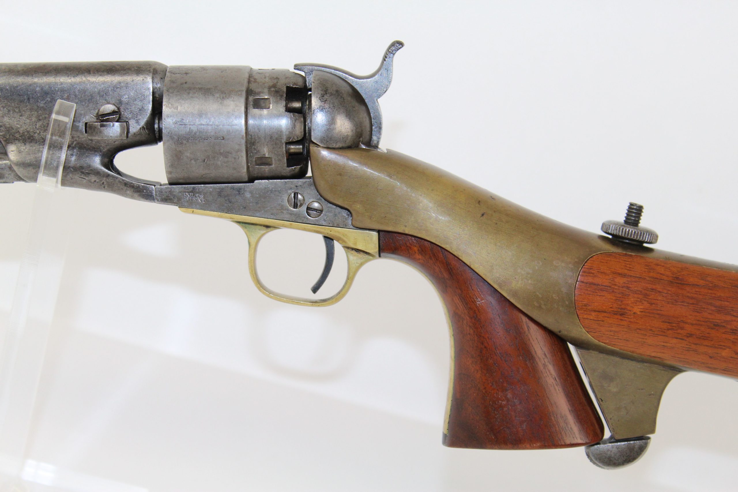 Civil War Colt 1860 Army Cavalry Revolver Stock Antique C&R Firearms ...