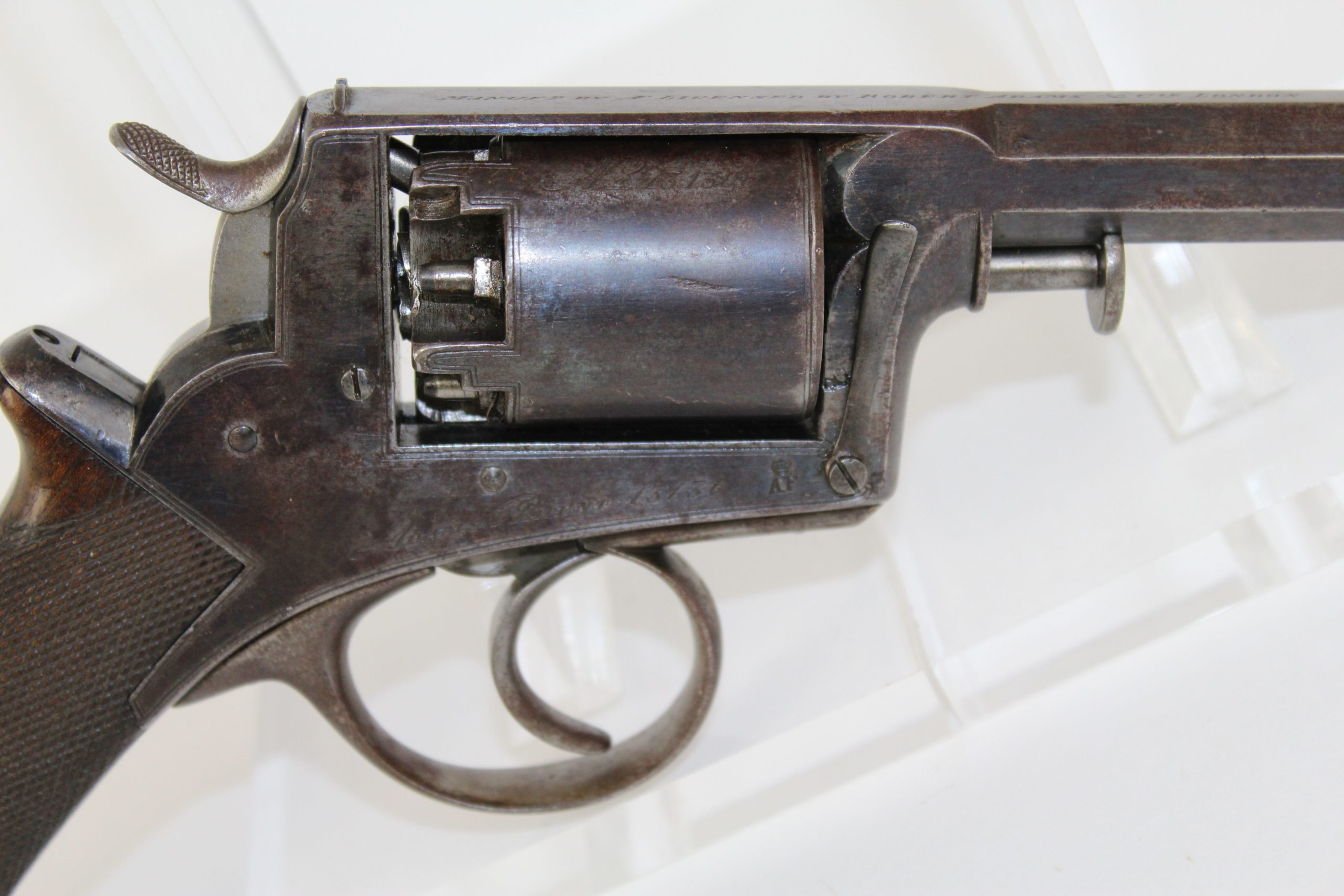 Civil War Crimean Beaumont Adams Revolver Double Action Antique C&R ...
