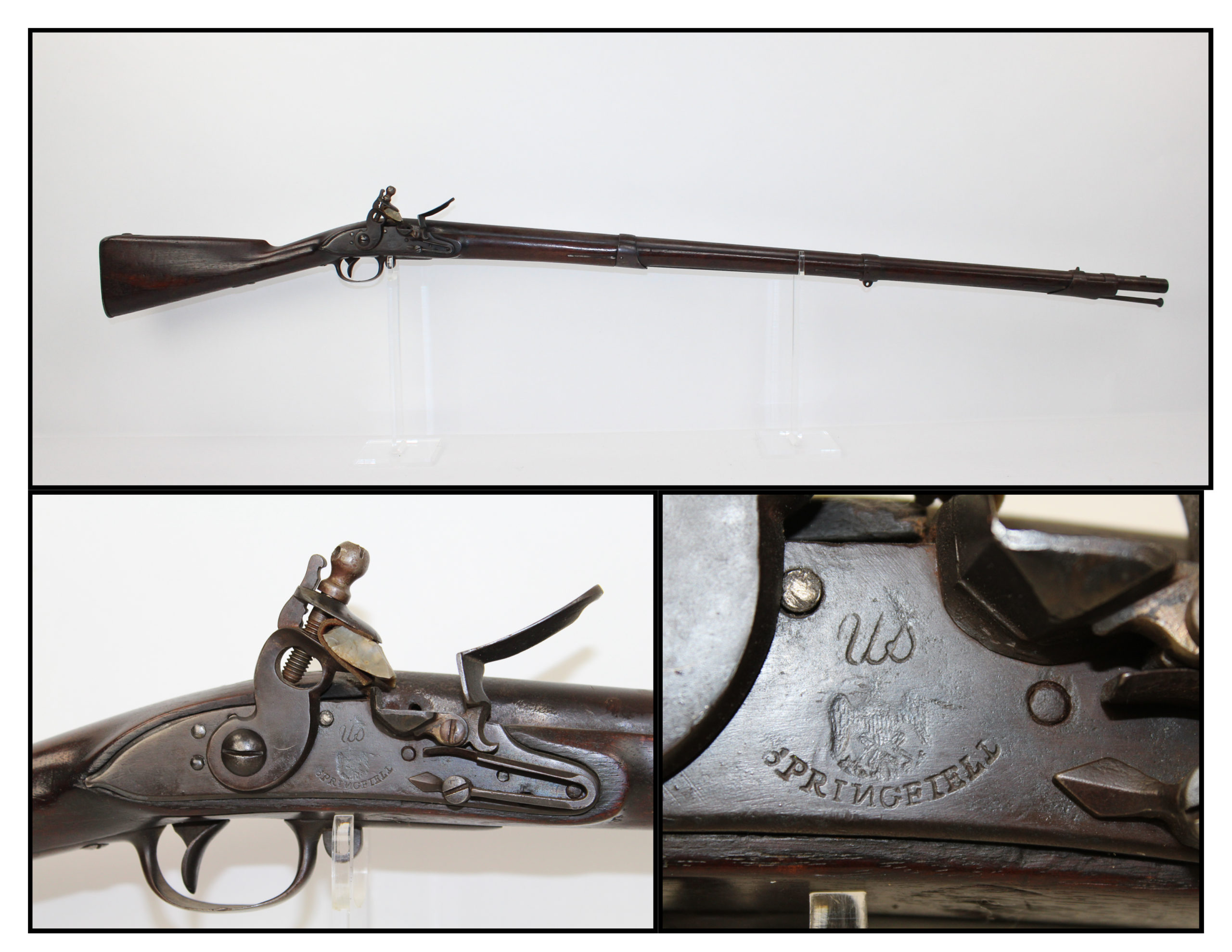 Collage U.S. Springfield Model 1795 | Ancestry Guns