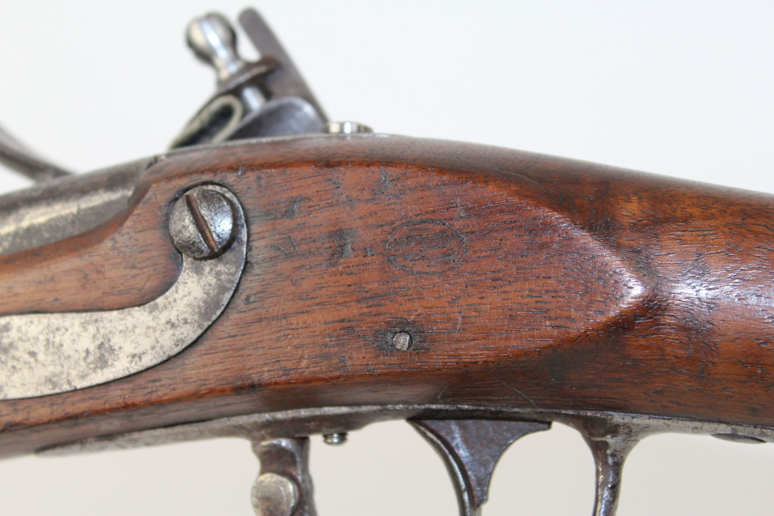 L. Pomeroy U.S. Model 1816 Flintlock Musket with Bayonet C&R Antique ...