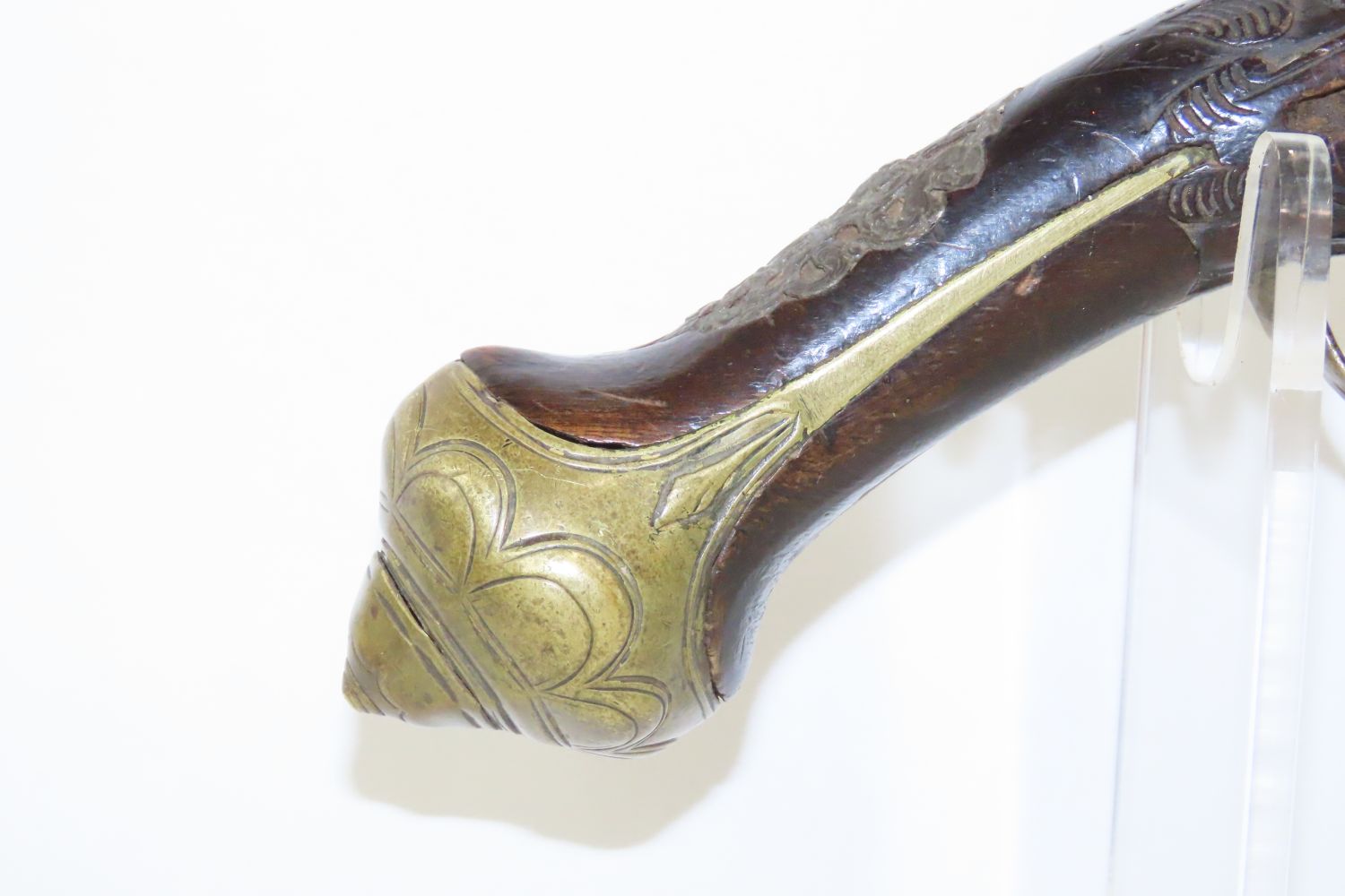 Ornate Ottoman Style Flintlock Pistol 6.16 C&R Antique002 | Ancestry Guns