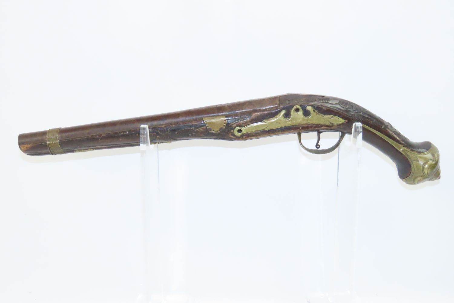 Ornate Ottoman Style Flintlock Pistol 6.16 C&R Antique012 | Ancestry Guns
