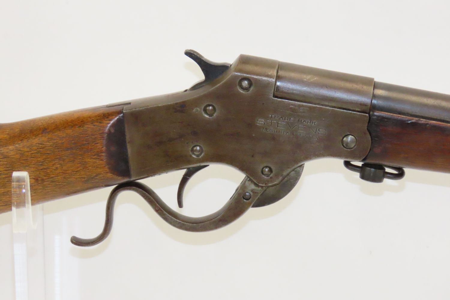 Stevens Marksman Rifle with Case 6.18 C&R Antique007 | Ancestry Guns