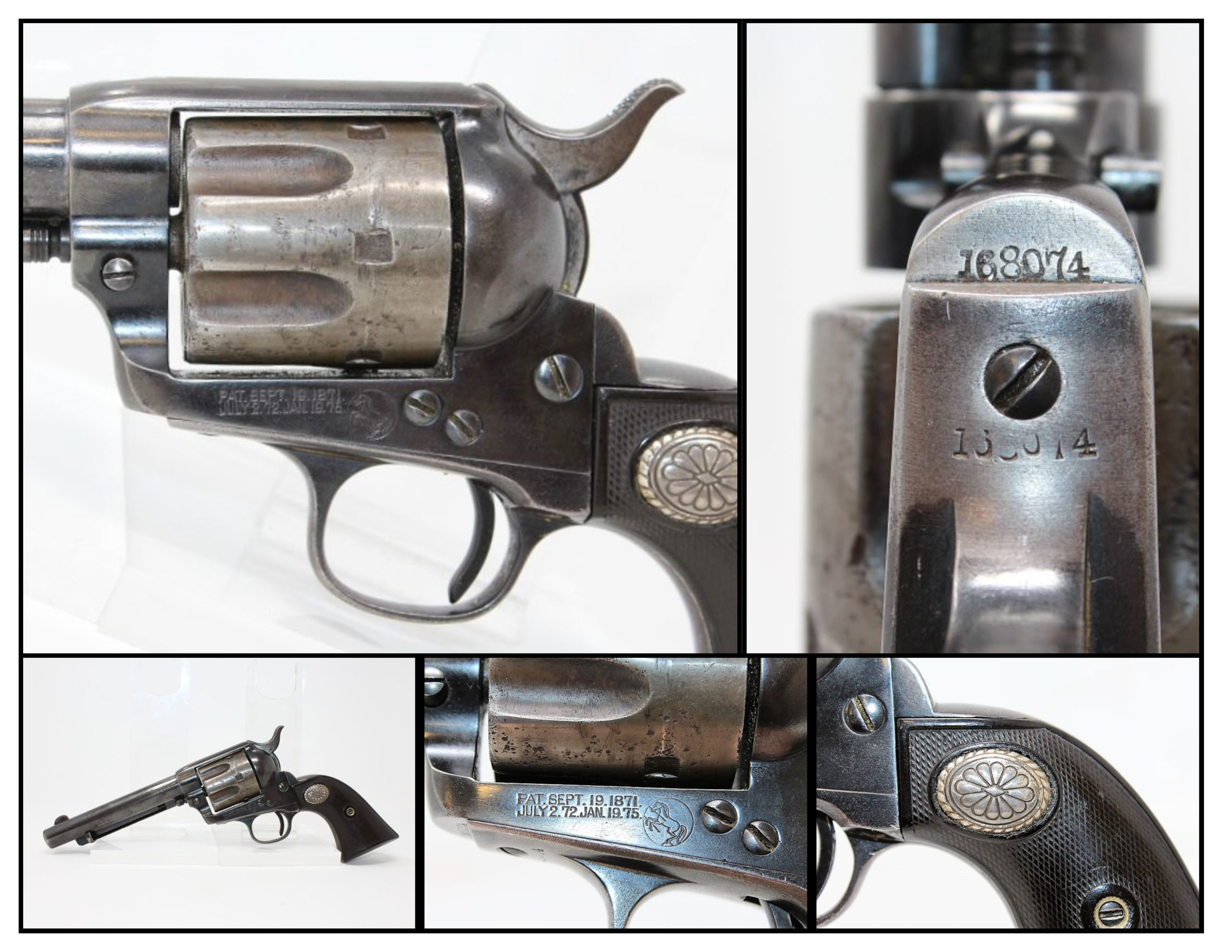 Collage Colt Single Action Army Revolver | Ancestry Guns