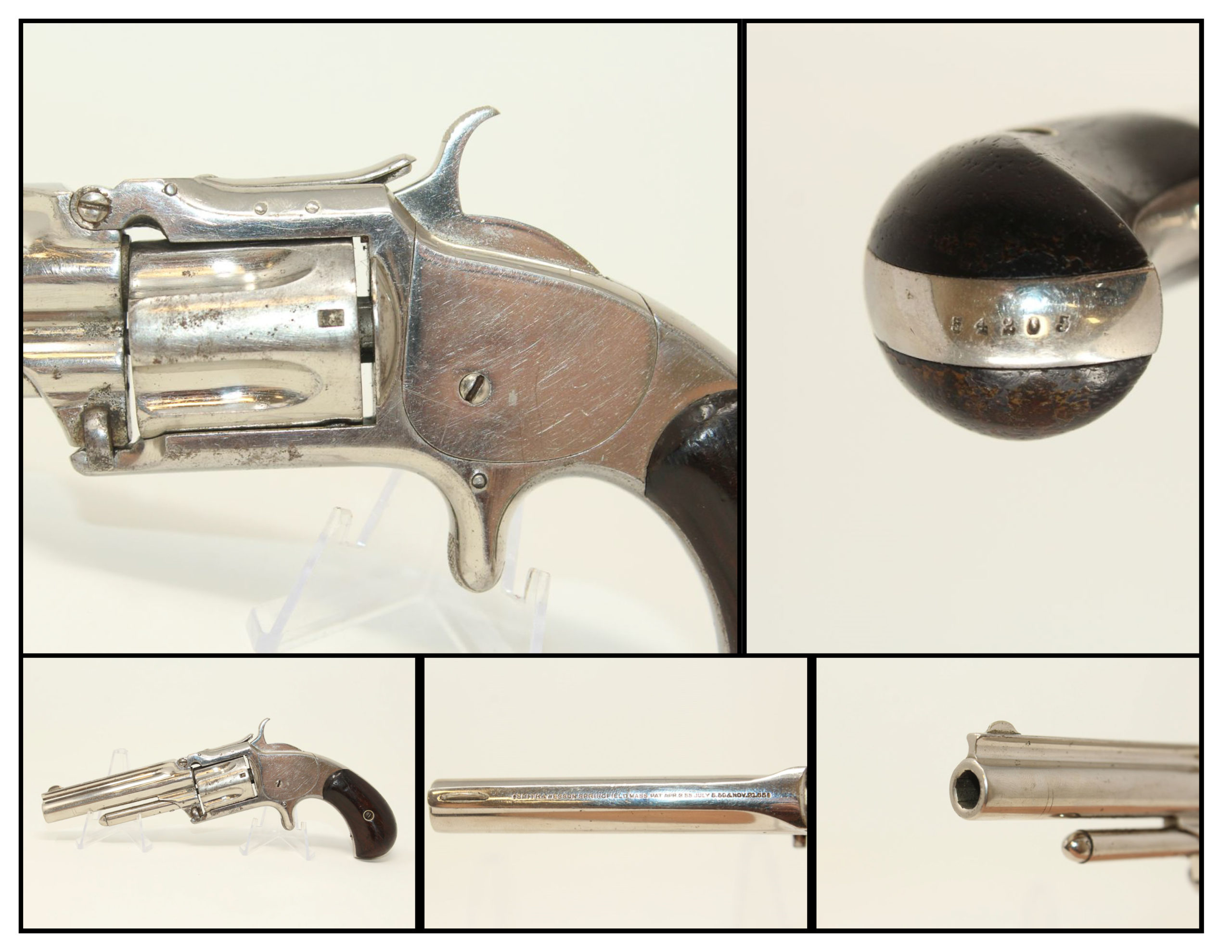 Collage Smith & Wesson Model 1.5 Revolver | Ancestry Guns