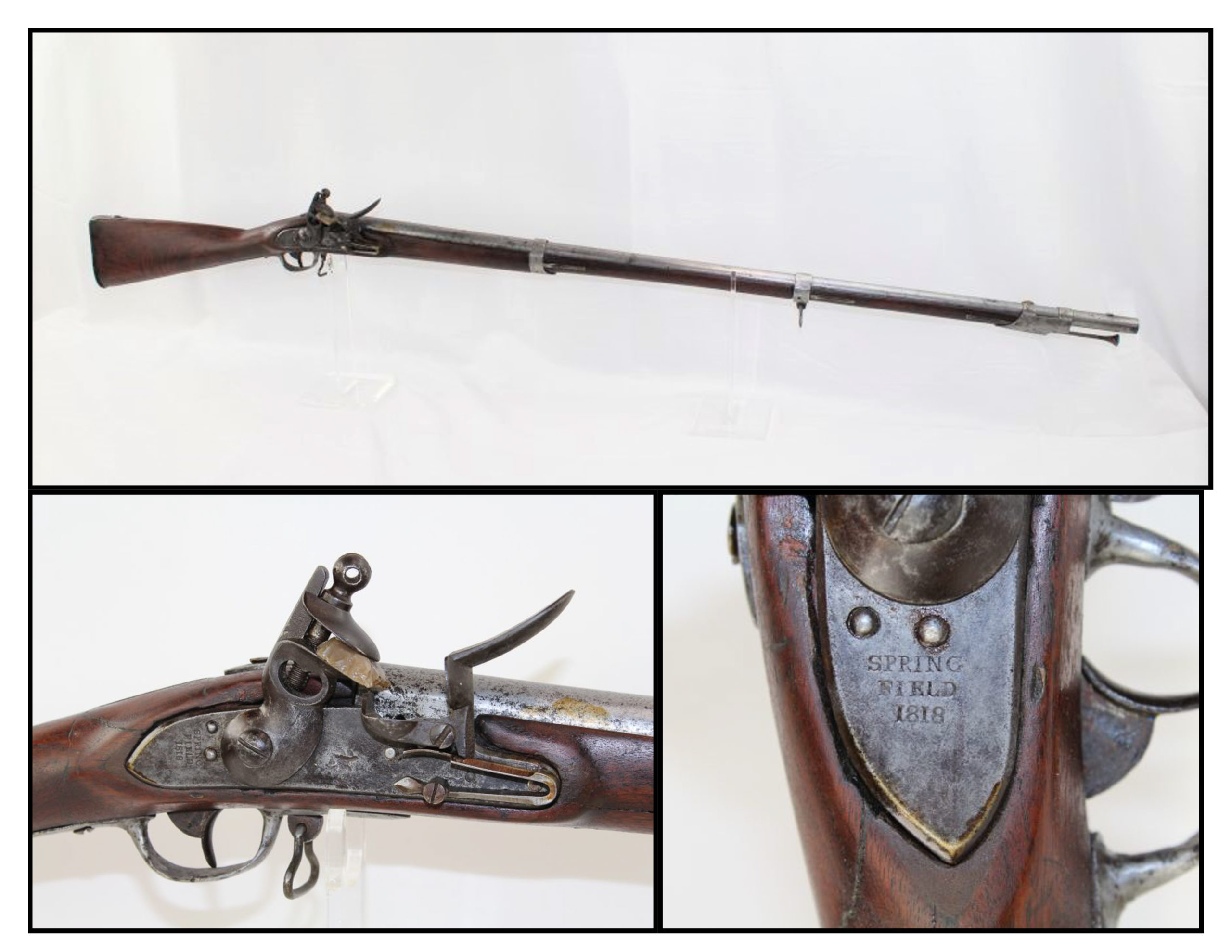 Collage Springfield Model 1816 Musket | Ancestry Guns