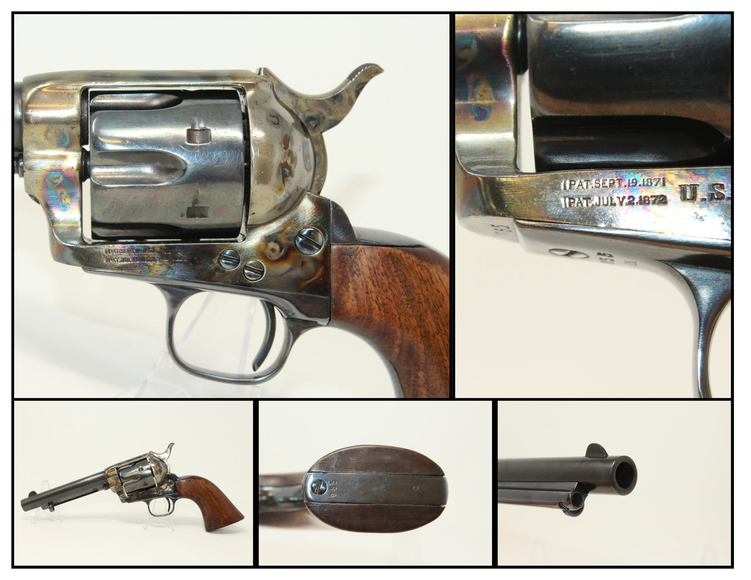 Collage U.S. Marked Artillery Model Colt SIngle Action Army | Ancestry Guns