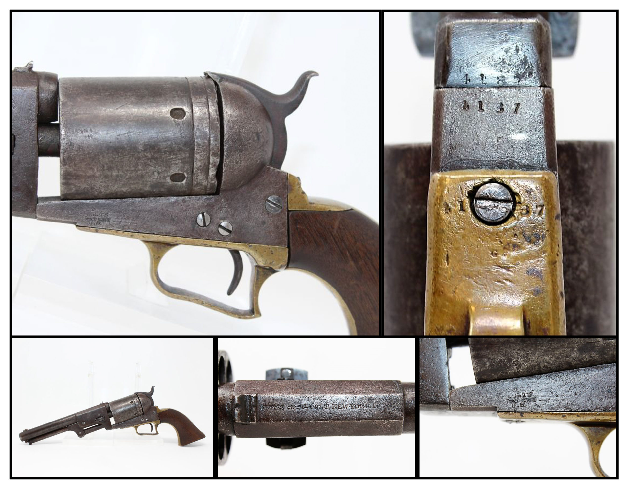 Collage U.S. Marked Cartridge Conversion Colt First Model Dragoon ...